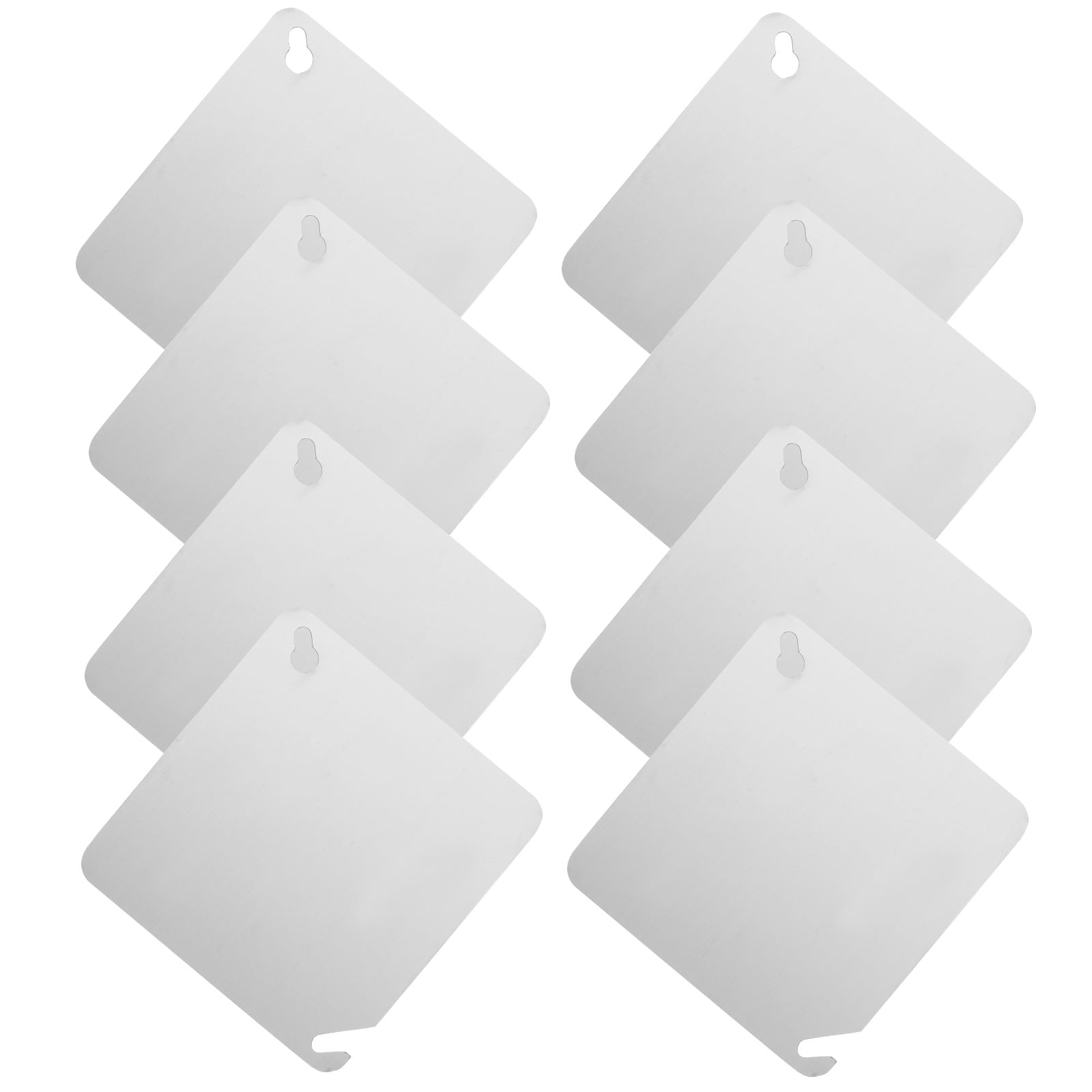 Worgeous 8pcs Square Blank Metal Outlet Cover Plate Electrical Box ...
