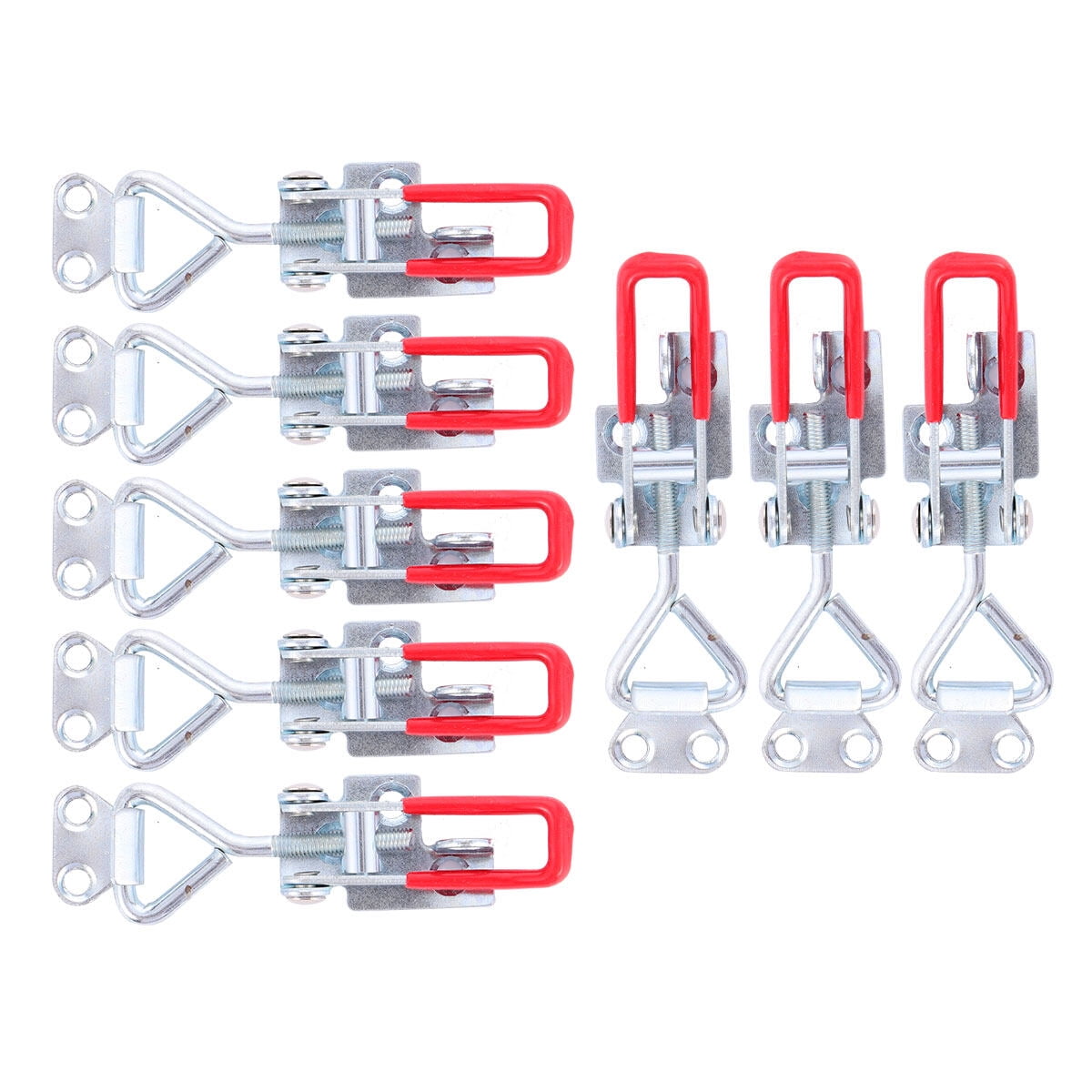 Worgeous 8pcs Stainless Steel Adjustable Cabinet Boxes Lever Handle ...