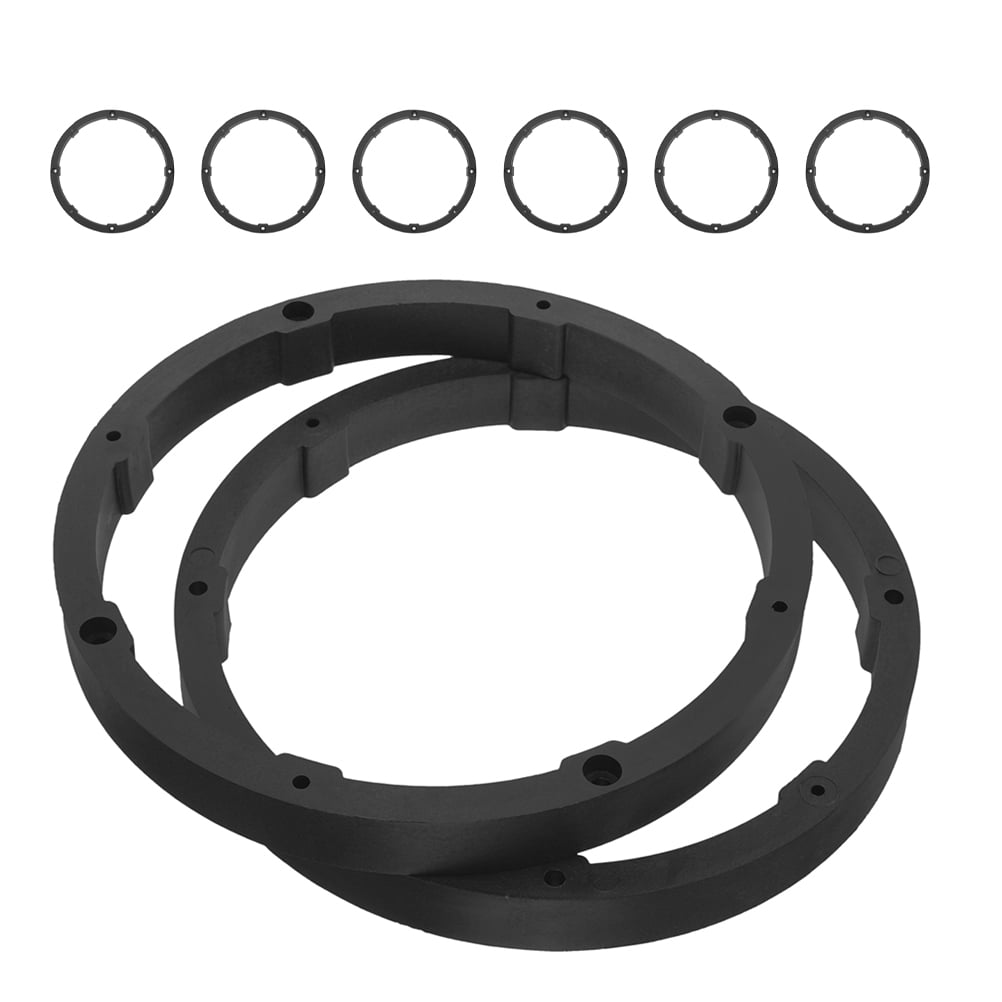 Worgeous 8pcs Universal Car Speaker Adapter Rings for Speakers Plastic ...