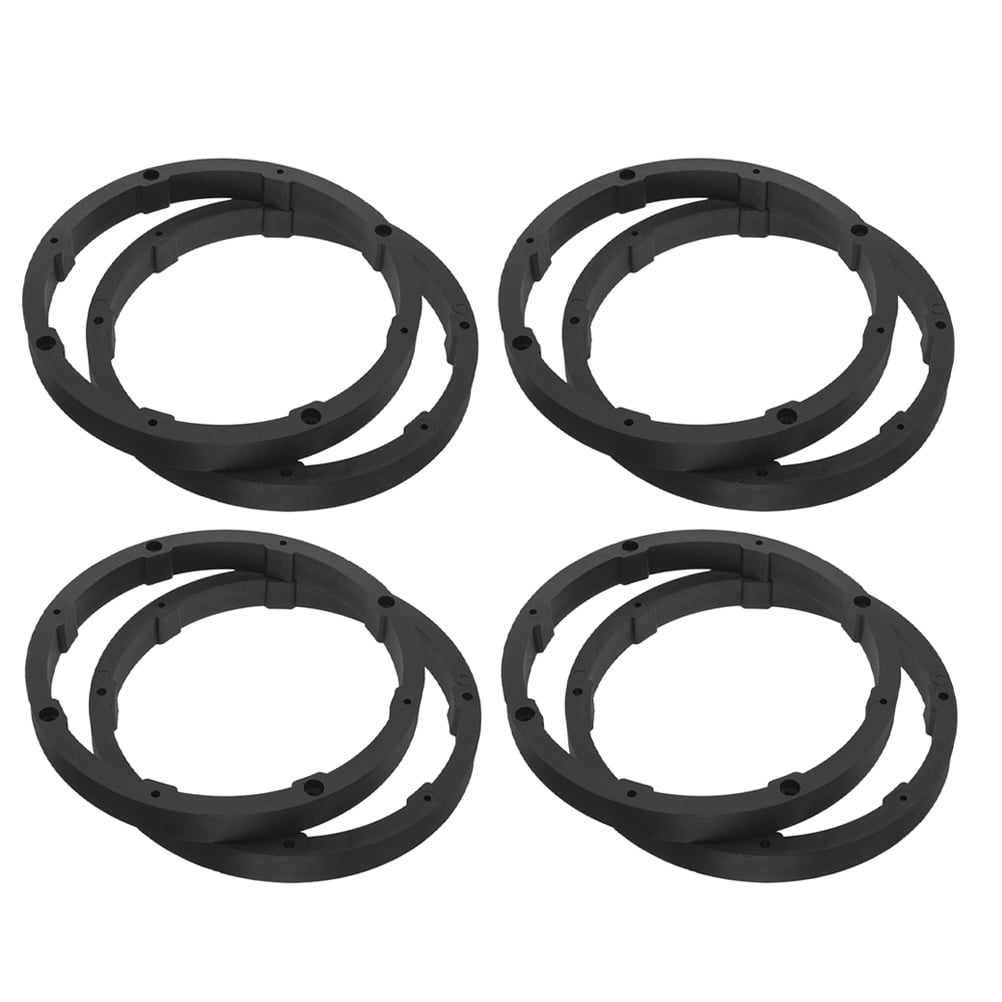 Worgeous 8pcs Universal Car Speaker Adapter Rings for Speakers Plastic ...