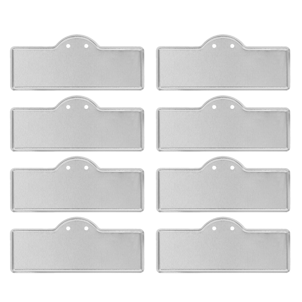Worgeous 8pcs Weatherproof Metal Plant Labels Double Sided Aluminum ...