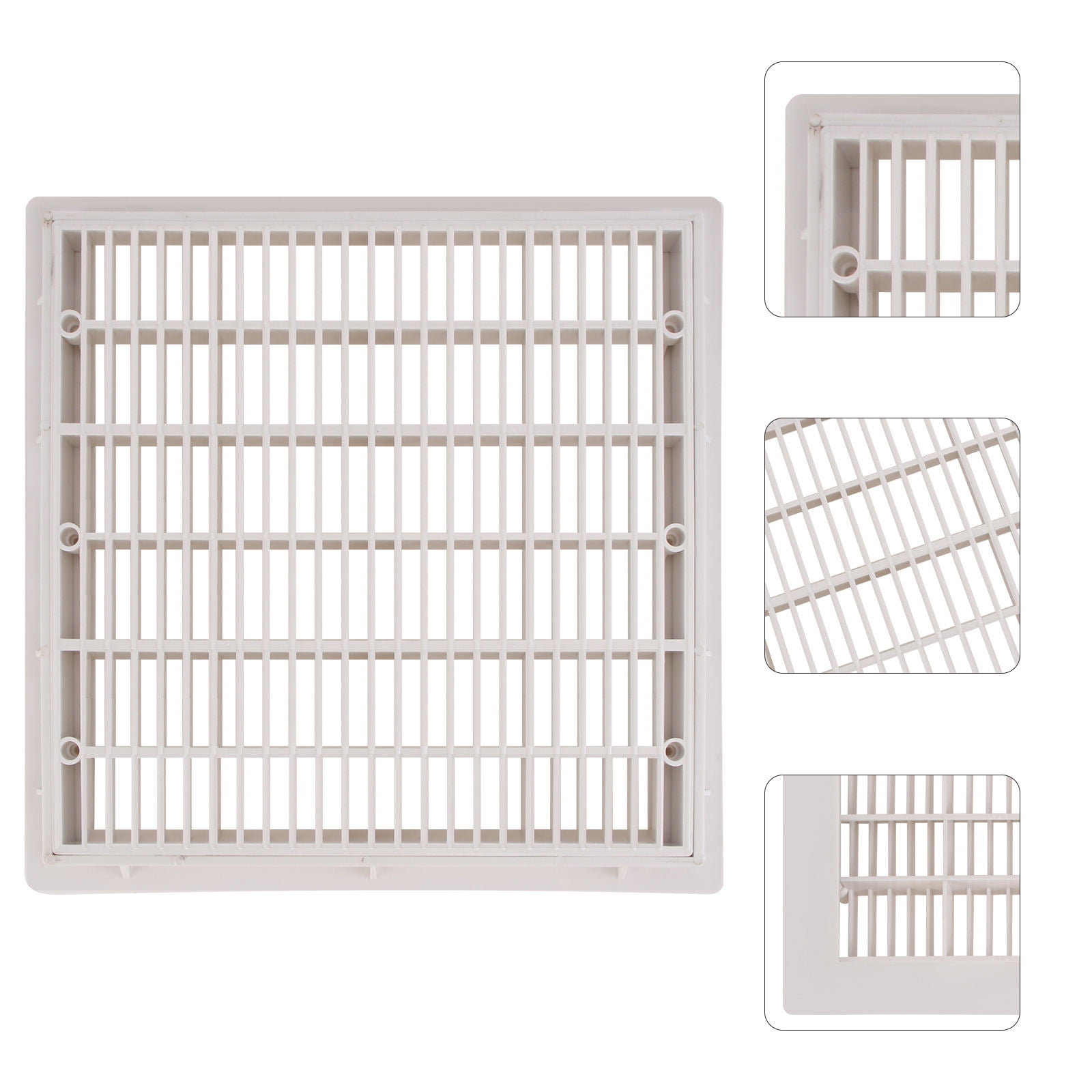 Worgeous 9-inch Swimming Pool Bottom Drainer Square Main Drainer Floor ...