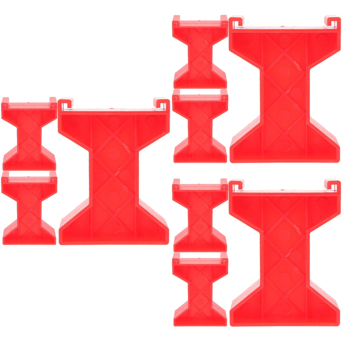 Worgeous 9 pcs Train Bridge Pier Track Railway Accessories Support ...