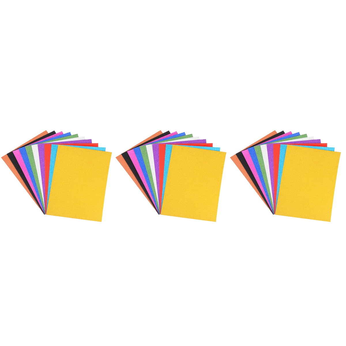 Worgeous 90 pcs A4 Glitter Paper Sheet DIY Handmade Craft Decals Paper ...