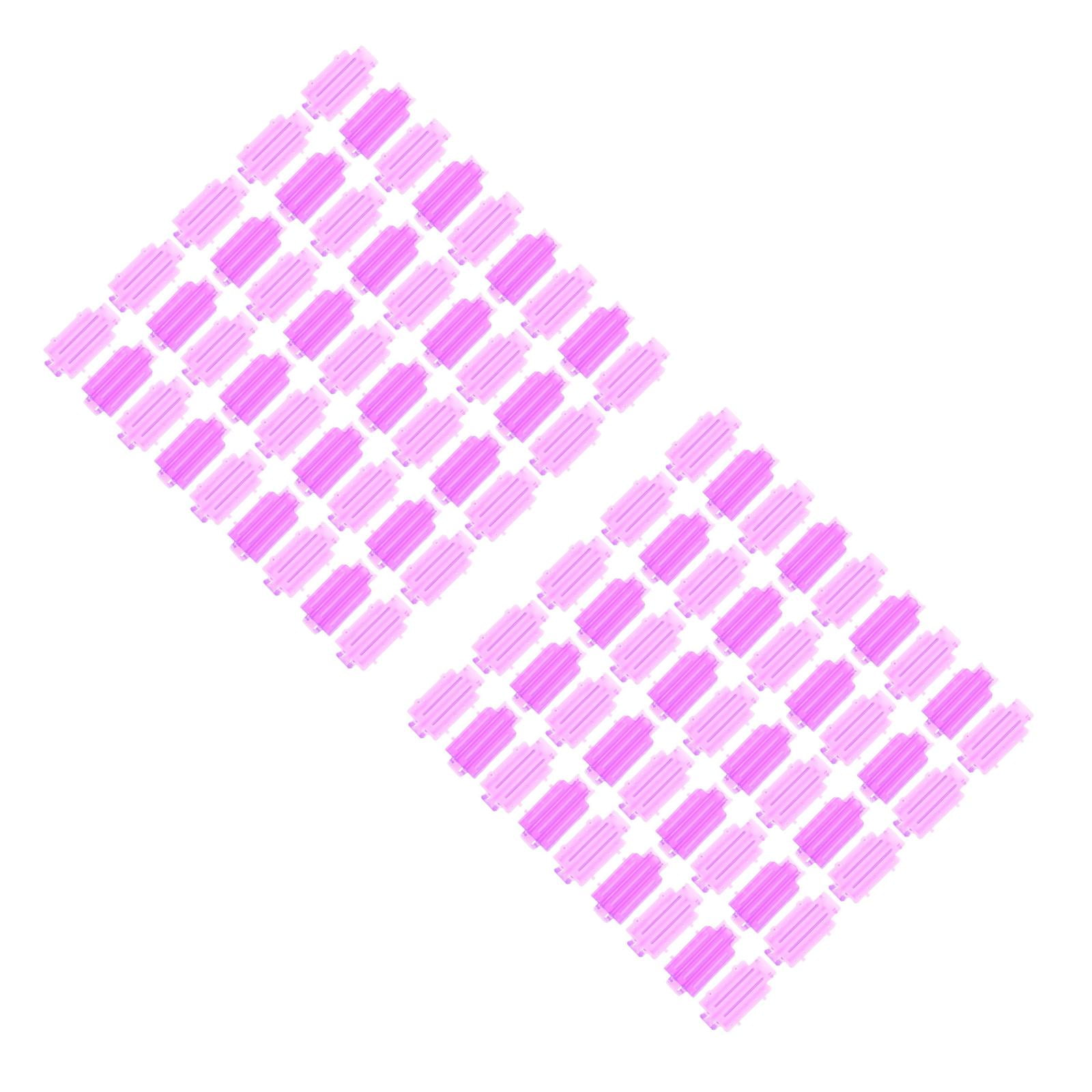 Worgeous 90 pcs Curly Hair Clips Wave Perm Rod Hair Curler Hairdressing ...