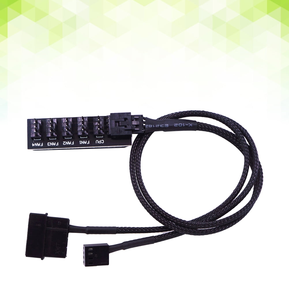 COSMOBETTY Pwm Fan Splitter Cable Hub Pwm 5 Pin Male Cable Power ...