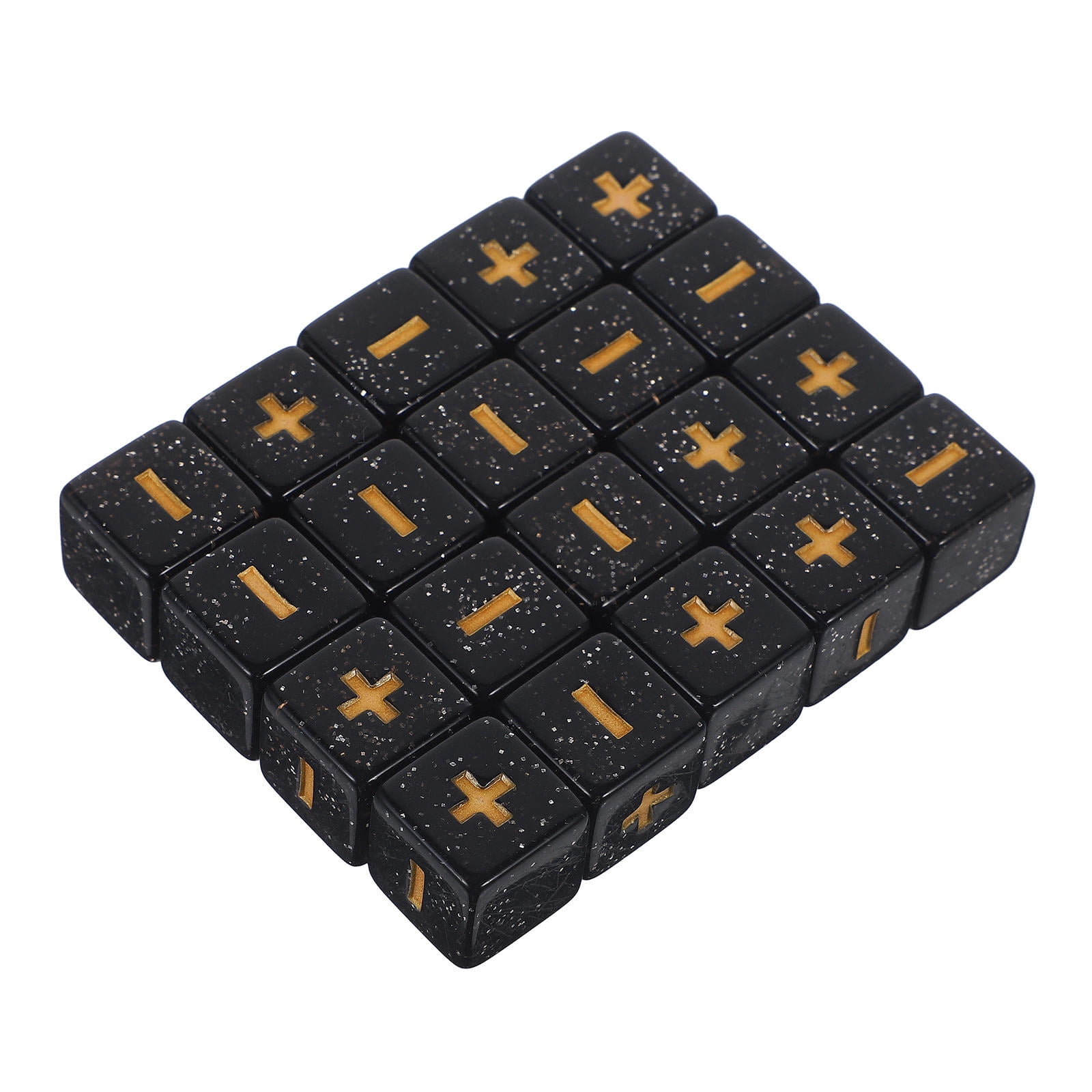 Worgeous Acrylic Math Learning Dice for Educational Games and Party ...