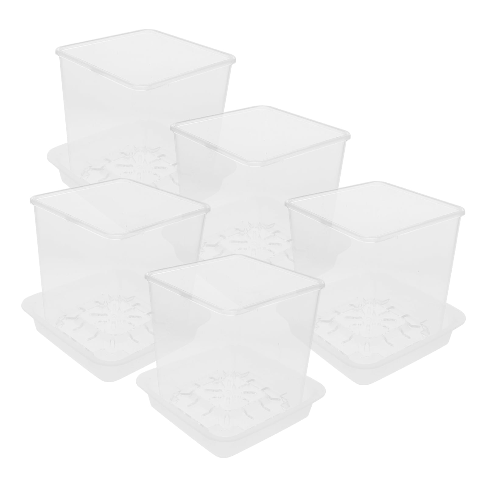 SWETRACE Flower Pots Acrylic Transparent For Plant Lovers Orchid ...