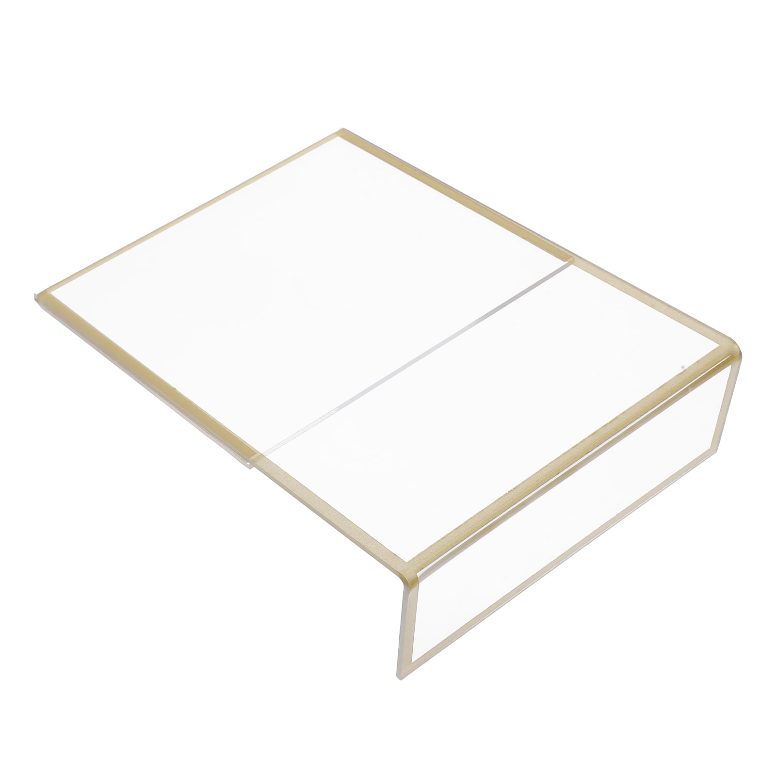 Worgeous Acrylic Sign Holder With Gold Frame 6pcs L Shape Acrylic ...
