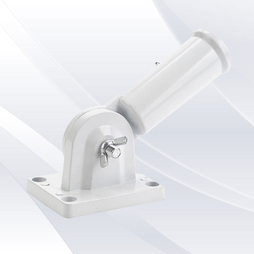 Worgeous Adjustable Flag Pole Holder Flagpole Poles Bridegroom White ...
