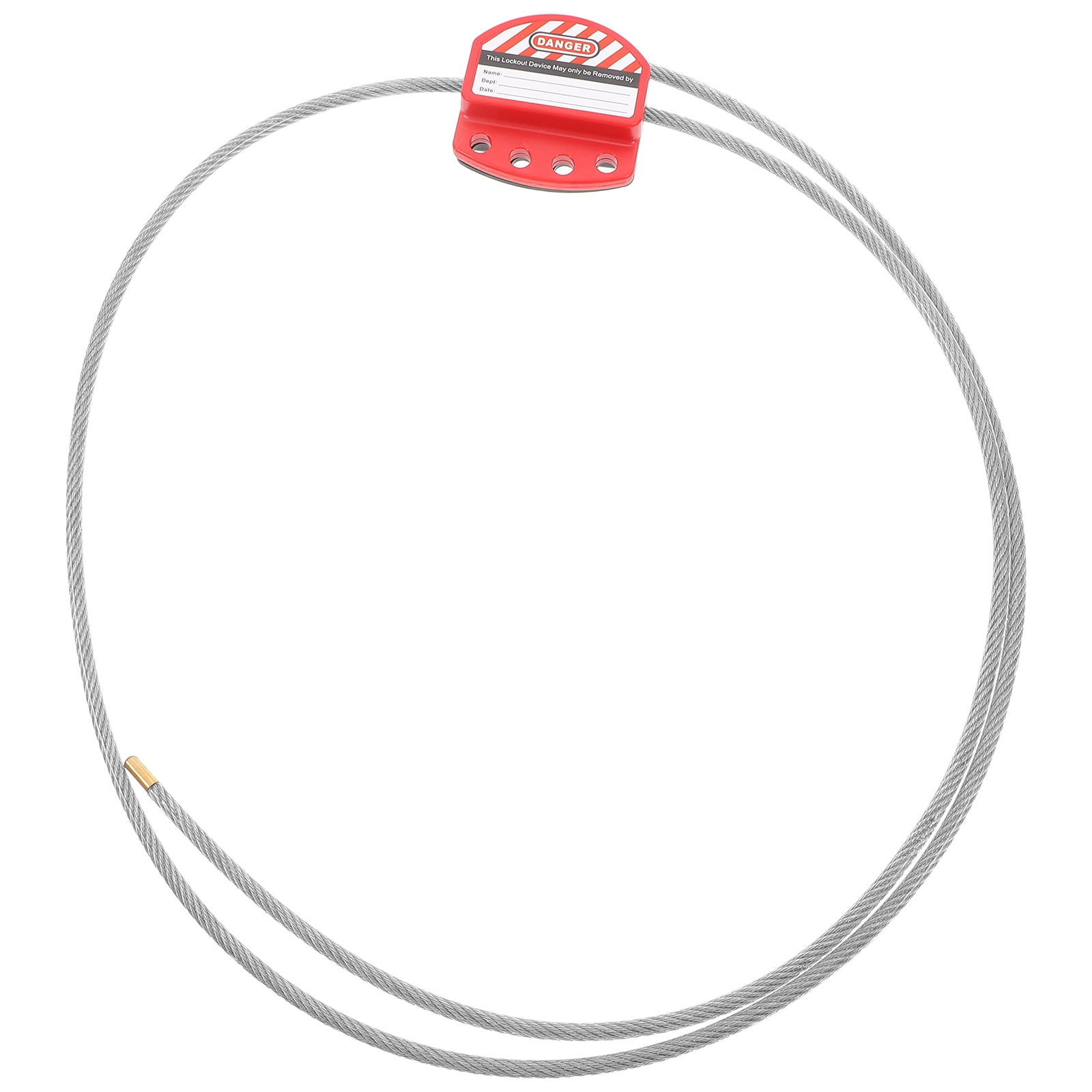 Worgeous Adjustable Vinyl Coated Stainless Steel Safety Cable Lock for ...