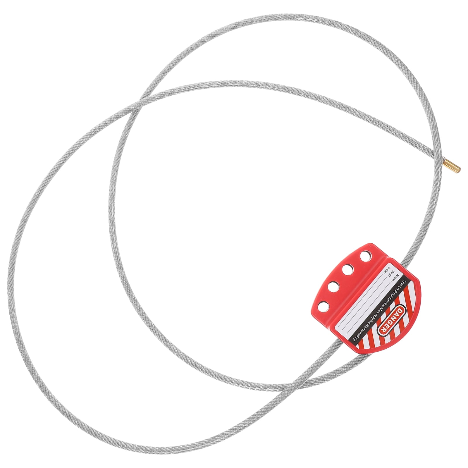 Worgeous Adjustable Safety Cable Lock for Lockout Tagout Stainless ...