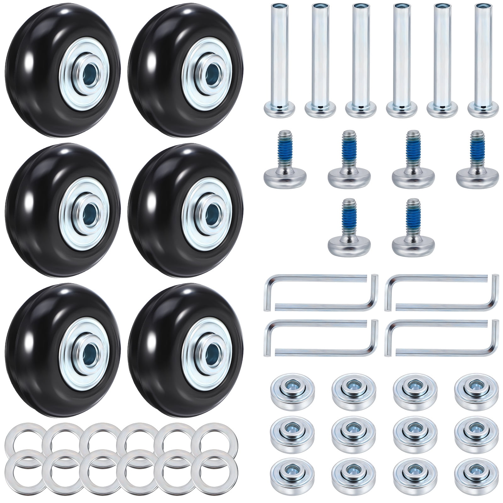 Worgeous Adjustable Skirting Suitcase Wheel Repair Kit Travel - Walmart.com