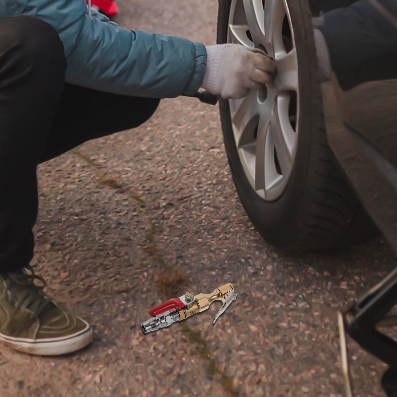 Worgeous Air Chuck Locking Chuck For Car Tires Metal Air Compressor ...