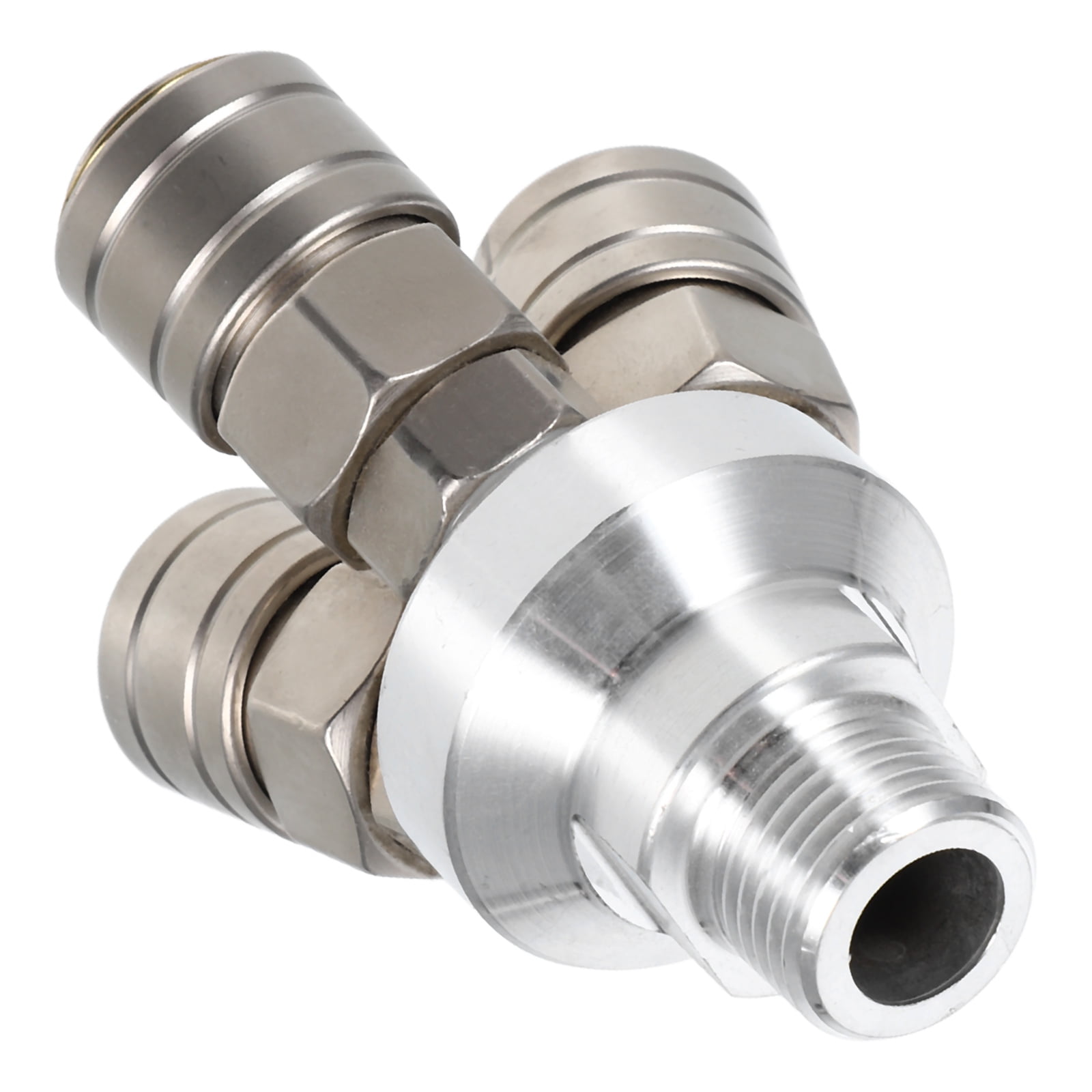 Worgeous Air Manifold Splitter 3 Way Coupler Air Compressor Hose Quick ...
