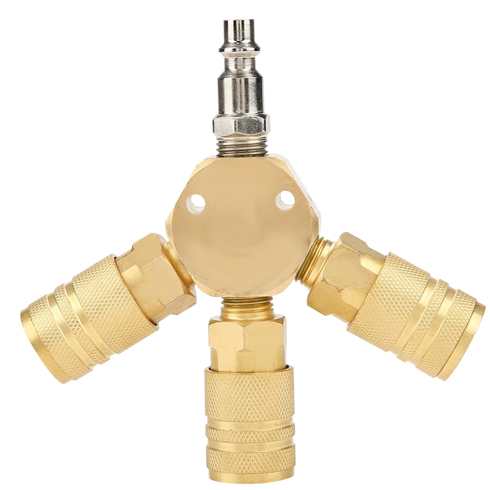 Worgeous Golden Durable Metal 3 Way Quick Connectors for Home Use ...