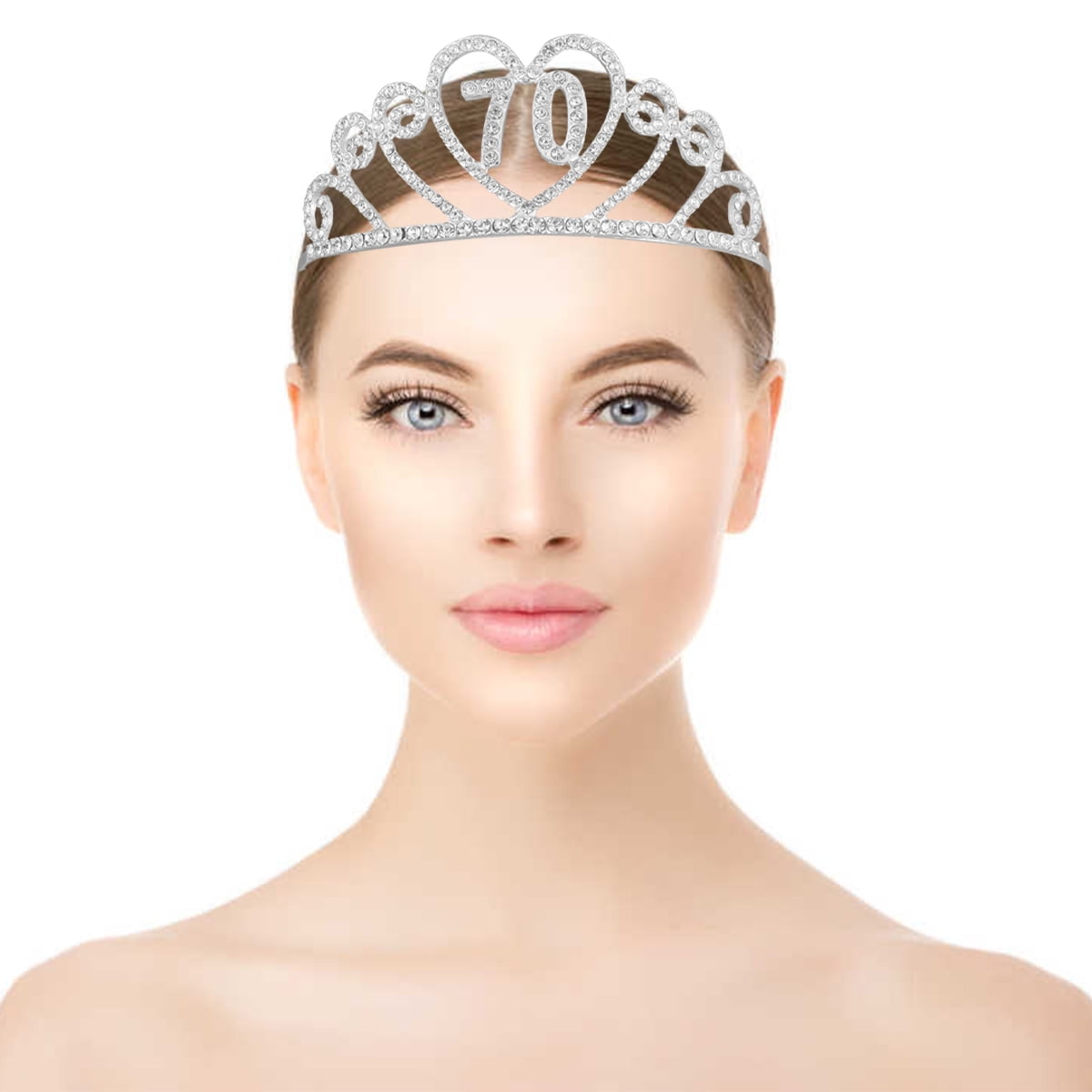Worgeous Anniversary Birthday Headpieces Digital Crown Shiny Charming ...