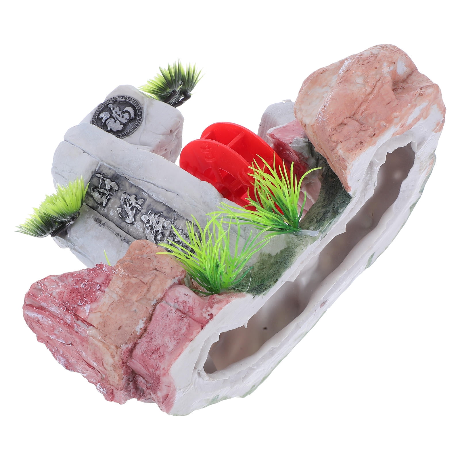 Worgeous Aquarium Landscape Decor Aquarium Fish Shelter Ornament Fake ...