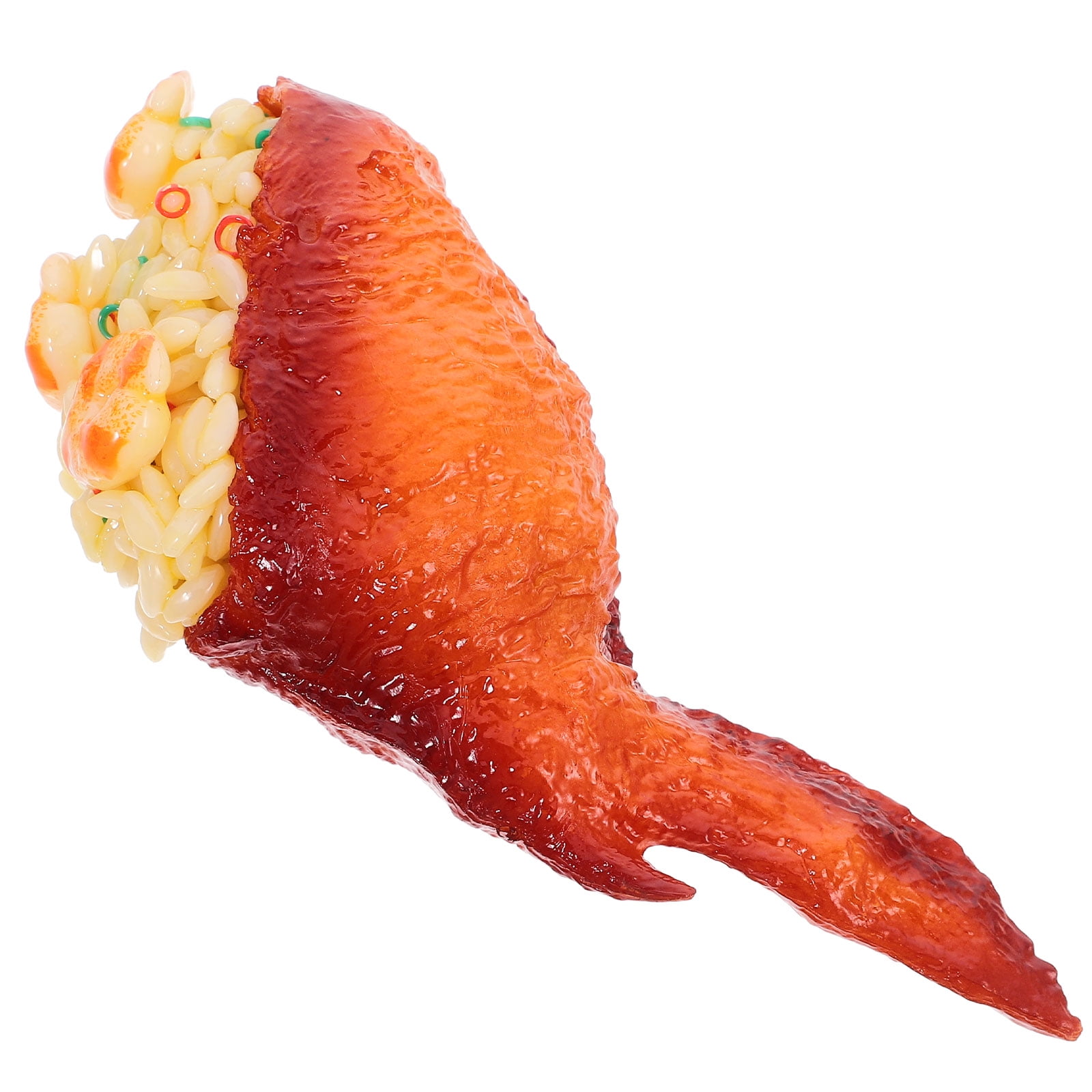 Worgeous Artificial Fake Chicken Wings Grilled Food Model Rice Roll ...
