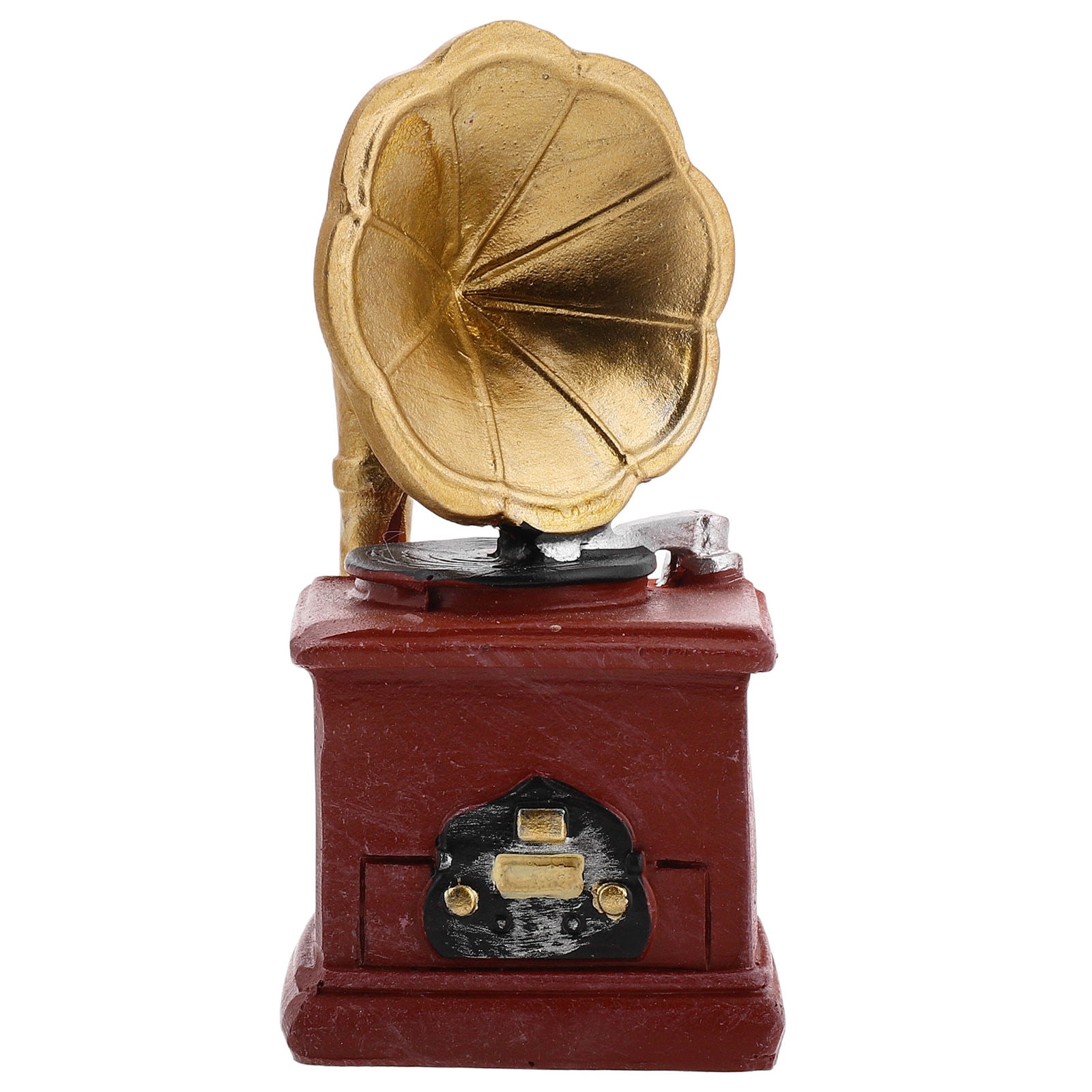 Worgeous Artificial Phonograph Prop Tabletop Phonograph Decor Realistic ...