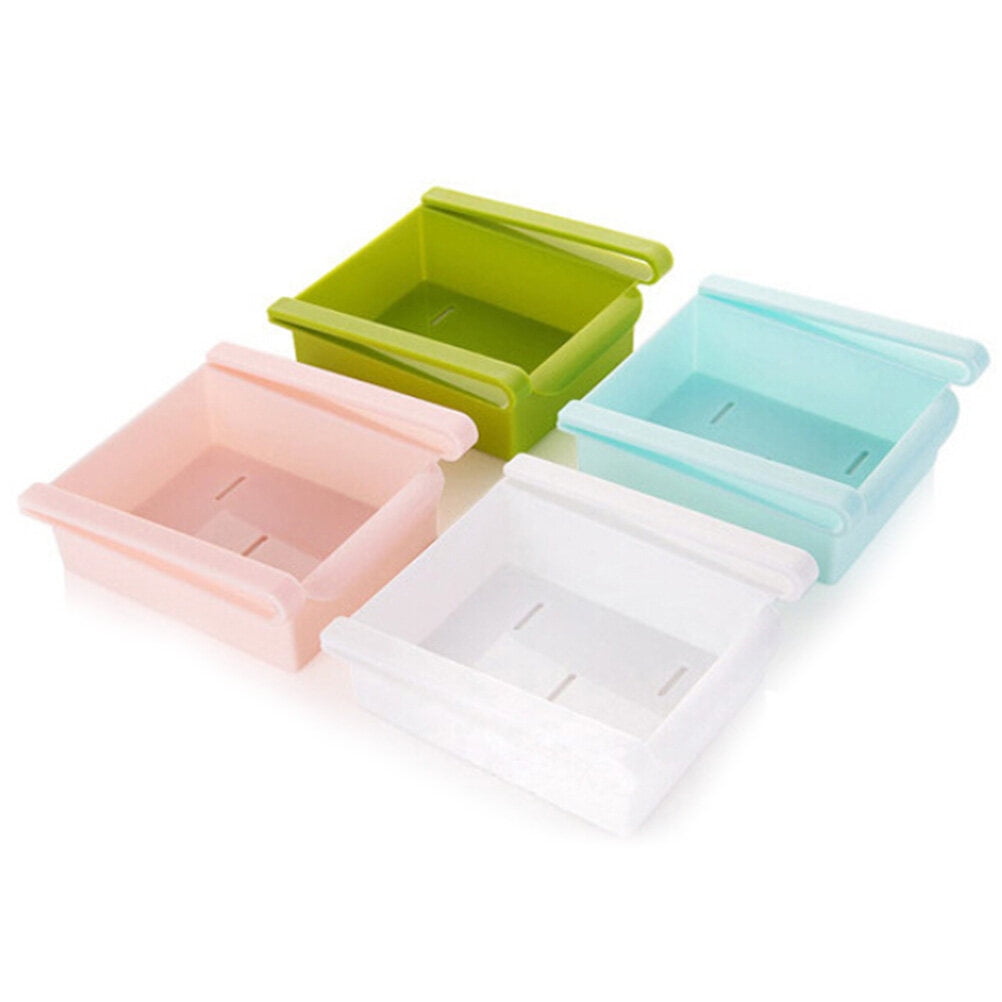 Phenofice Fridge Layer Storage Rack Rectangular 4Pcs 6.5 x 6.1 x 2.8in ...