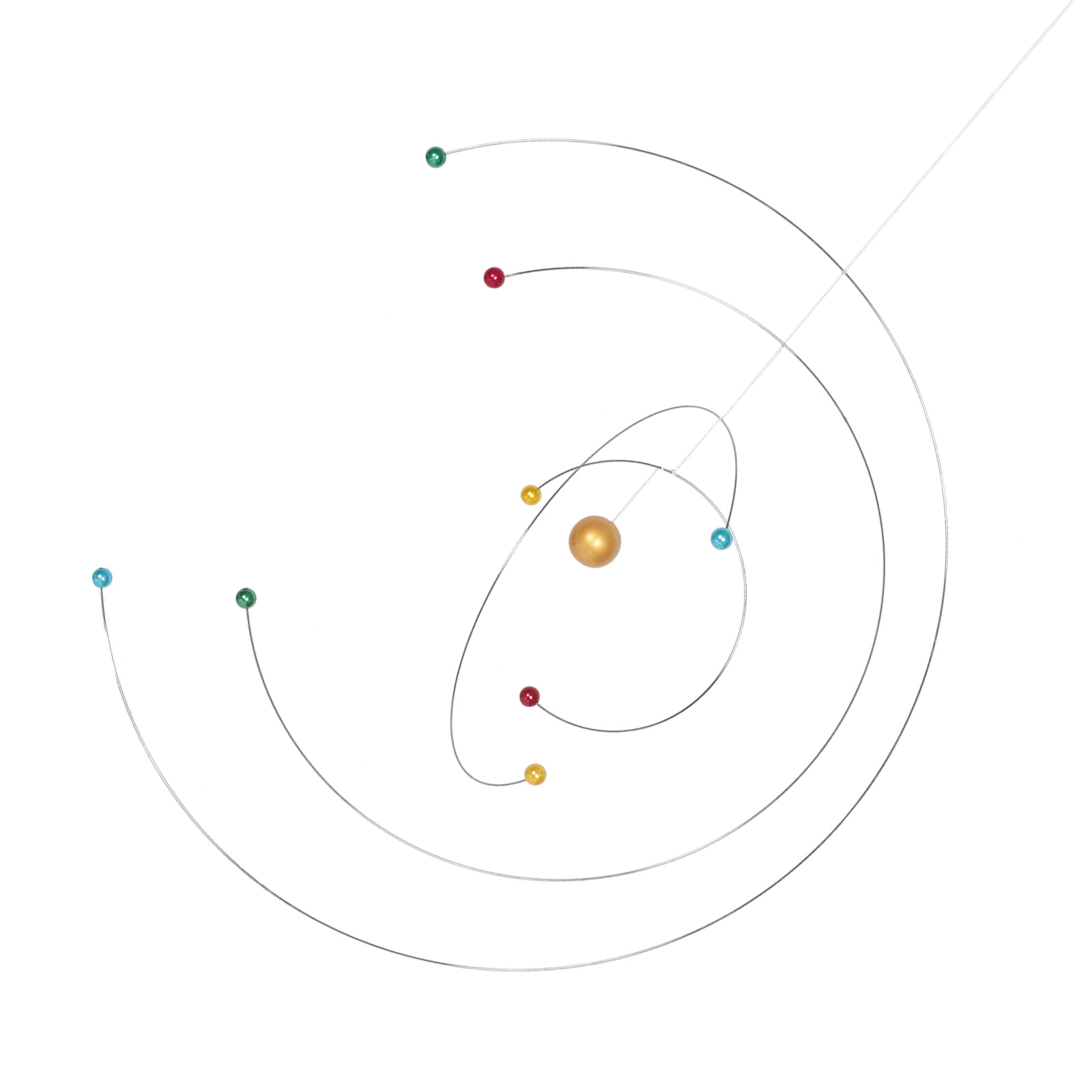 Worgeous Atom Hanging Mobile Modern Wind Chime for Space Enthusiast ...