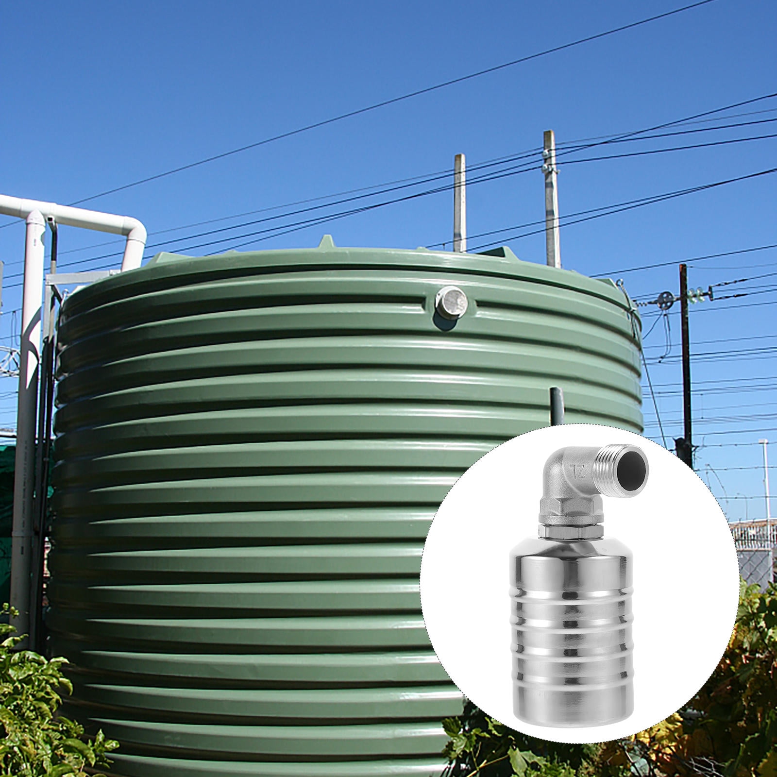 Worgeous Automatic Water Tank Float Valve 3/4 Inch Stainless Steel ...