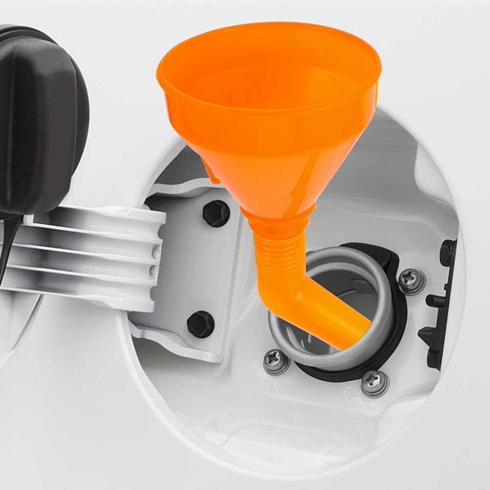 Wide Mouth Oil Funnel 2pcs Flexible Refueling Tool Right Angle ...