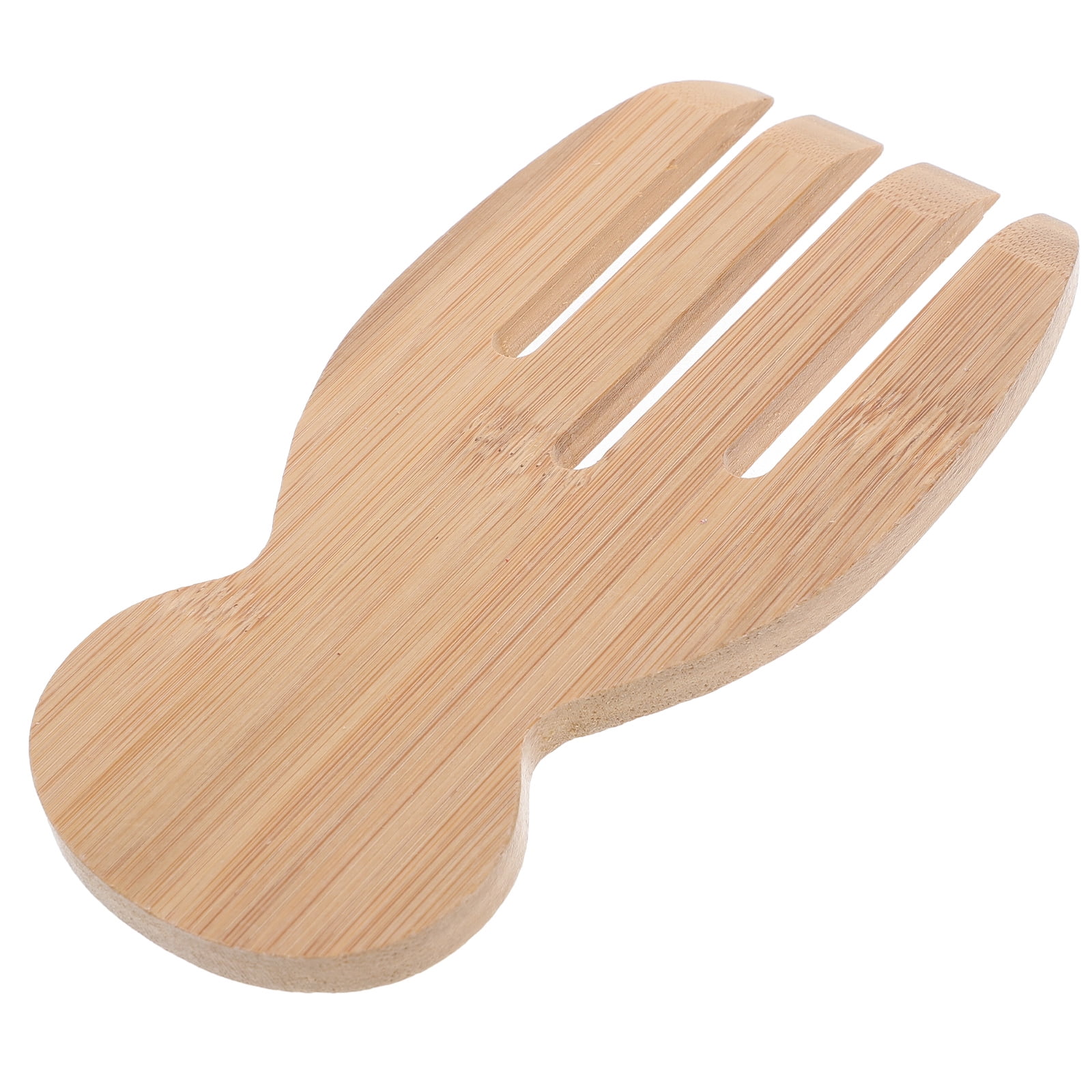 Worgeous Bamboo Salad Hands Bamboo Salad Server Wooden Kitchen Helper ...