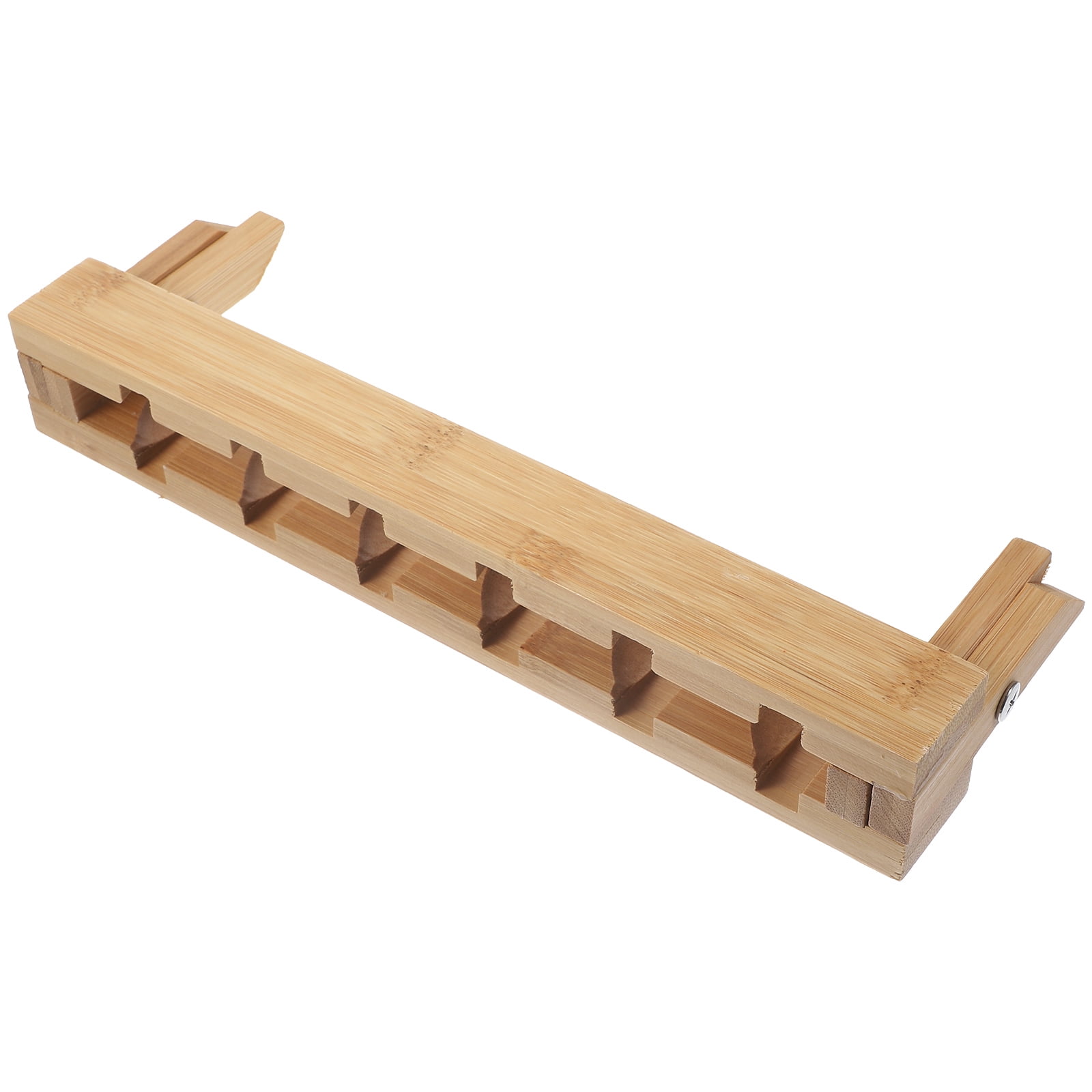 Worgeous Bamboo Tea Cup Storage Rack for Organized Kitchen with Khaki ...