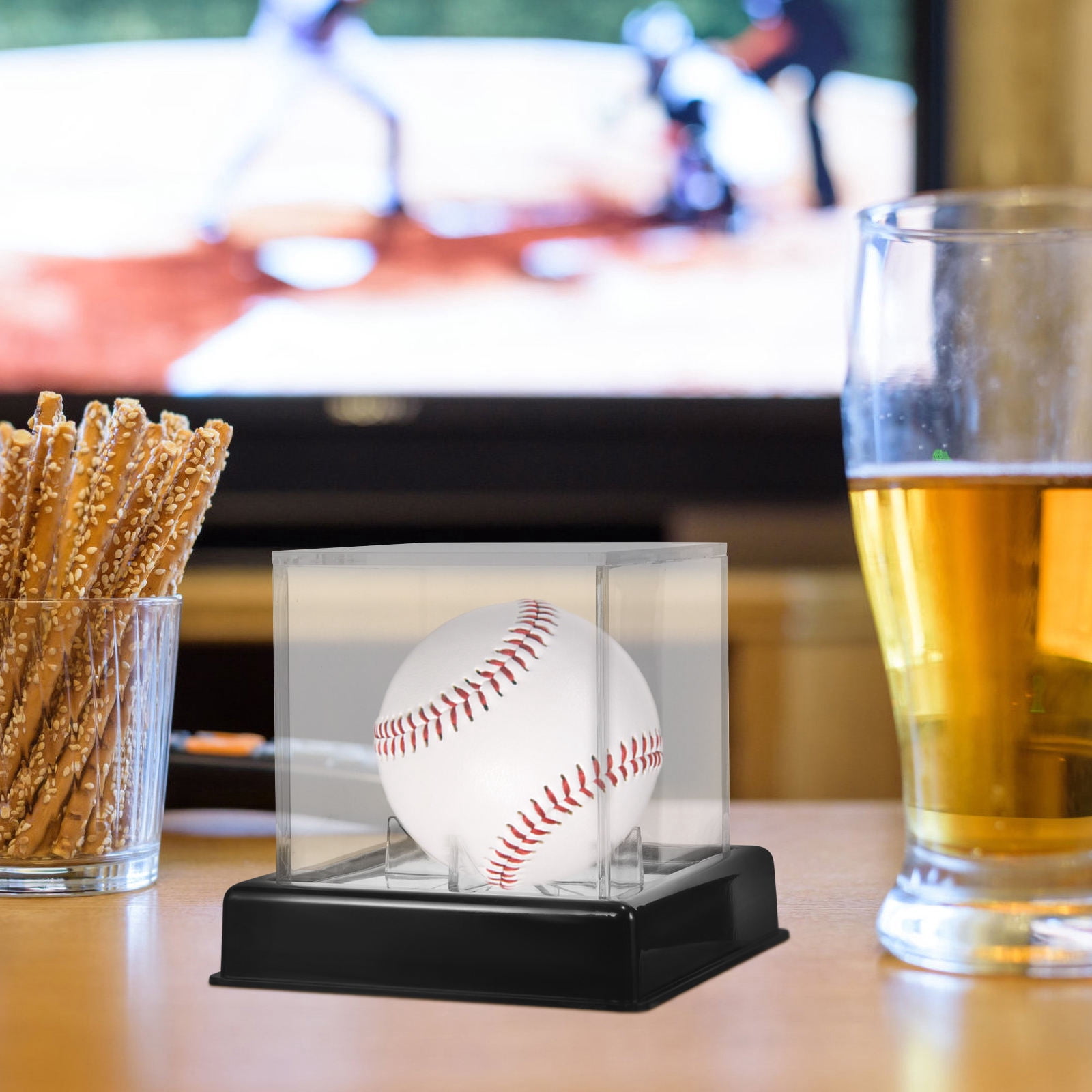 Worgeous Baseball Display Case Small Portable Baseball Case Baseball ...