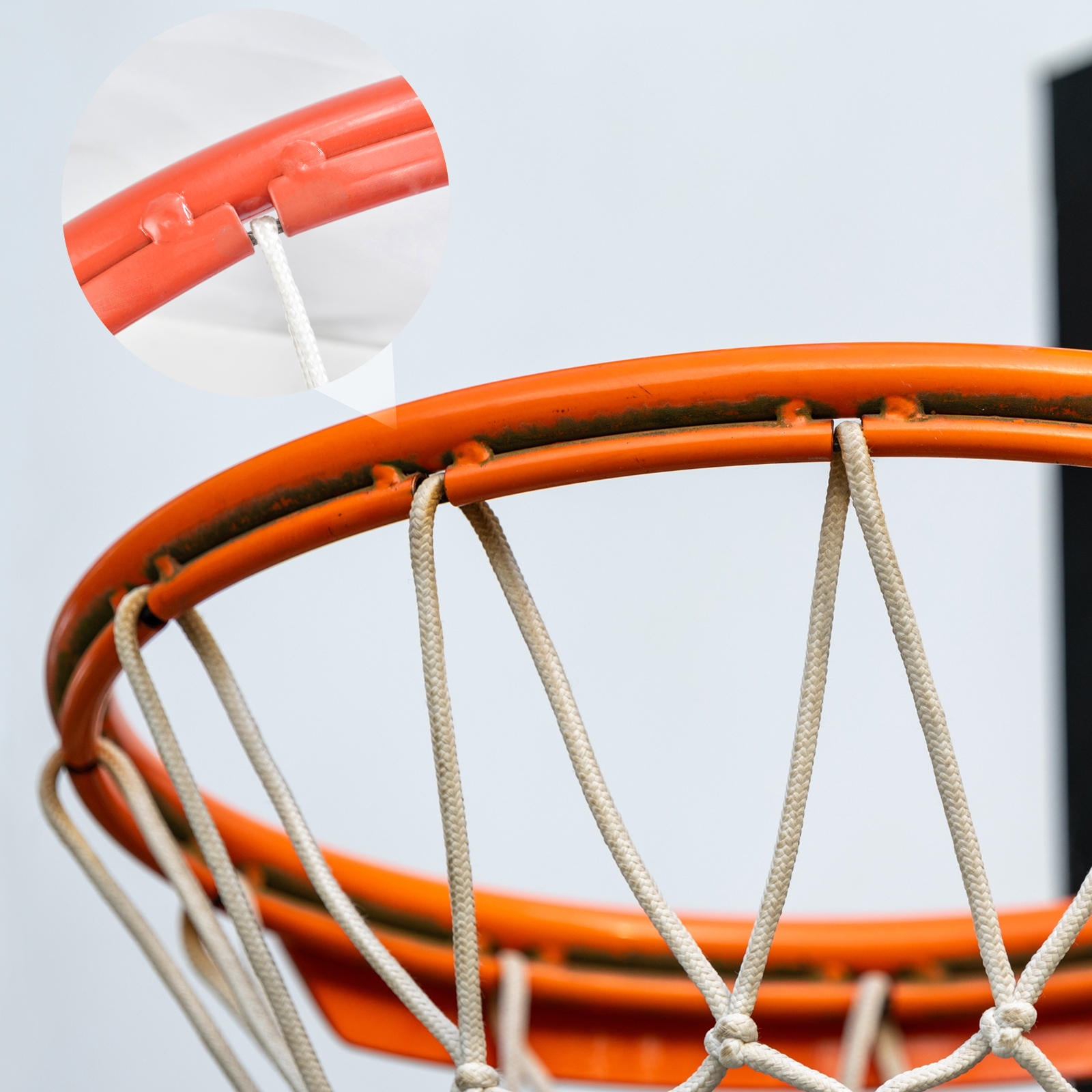 CIMAXIC Cord For Basketball Hoop Net String Silver 1 Set 70.9x0.12x0 ...