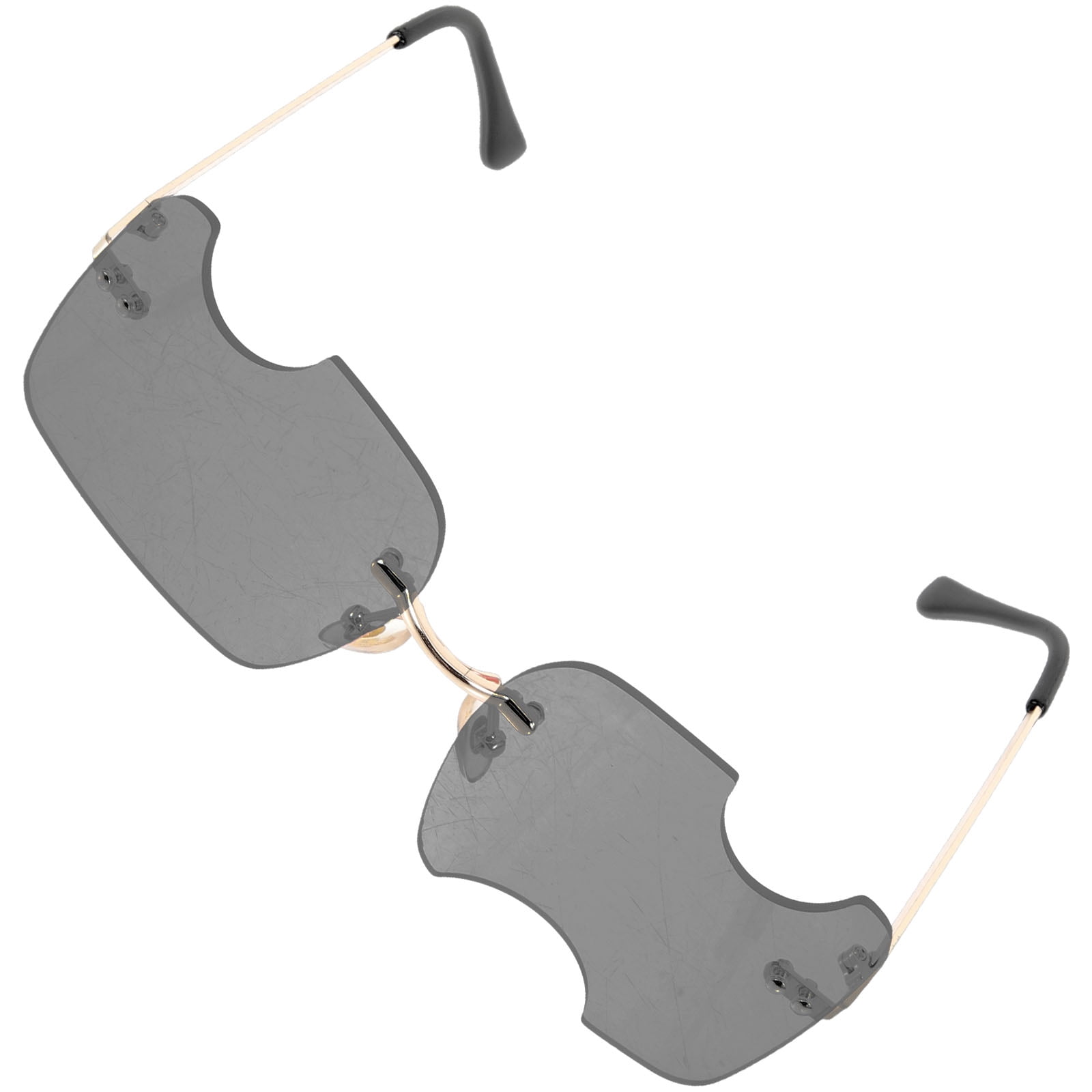Worgeous Beach Rimless Sun Glasses Decorative Rimless Sunglasses ...
