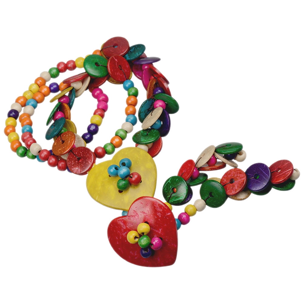 Worgeous Beaded Coir Necklace Unique Craft Bohemian Style Woman ...