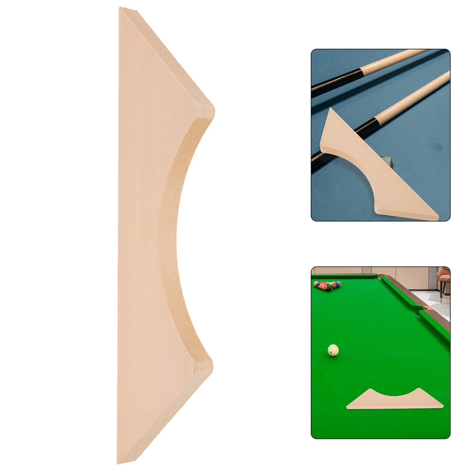 Worgeous Beige Wood Billiard Table Cloth Fixing Block for Decor with ...