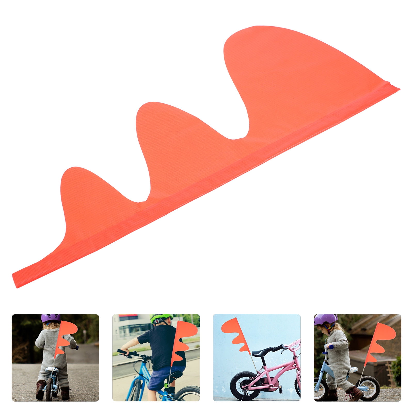 Worgeous Bicycle Flag Bike Safety Flag Pennant Replacement Fiberglass ...