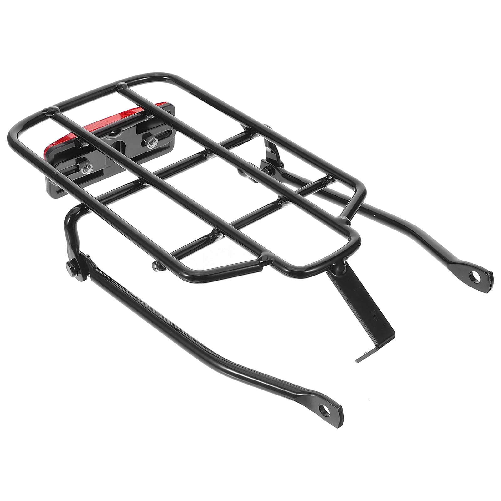 RENACLIPY Steel Black Foldable Bike Rear Cargo Rack for Bicycles and ...