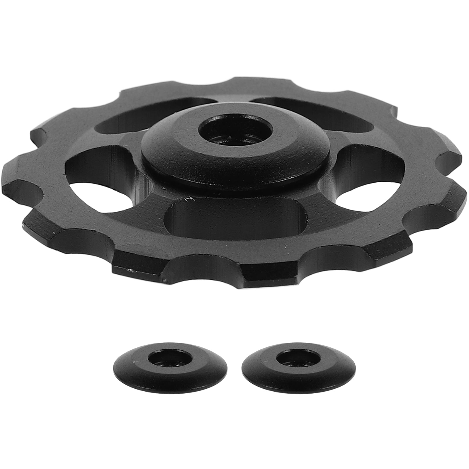 RENACLIPY Black Aluminum Alloy Bike Derailleur Pulley Wheel for Smooth ...