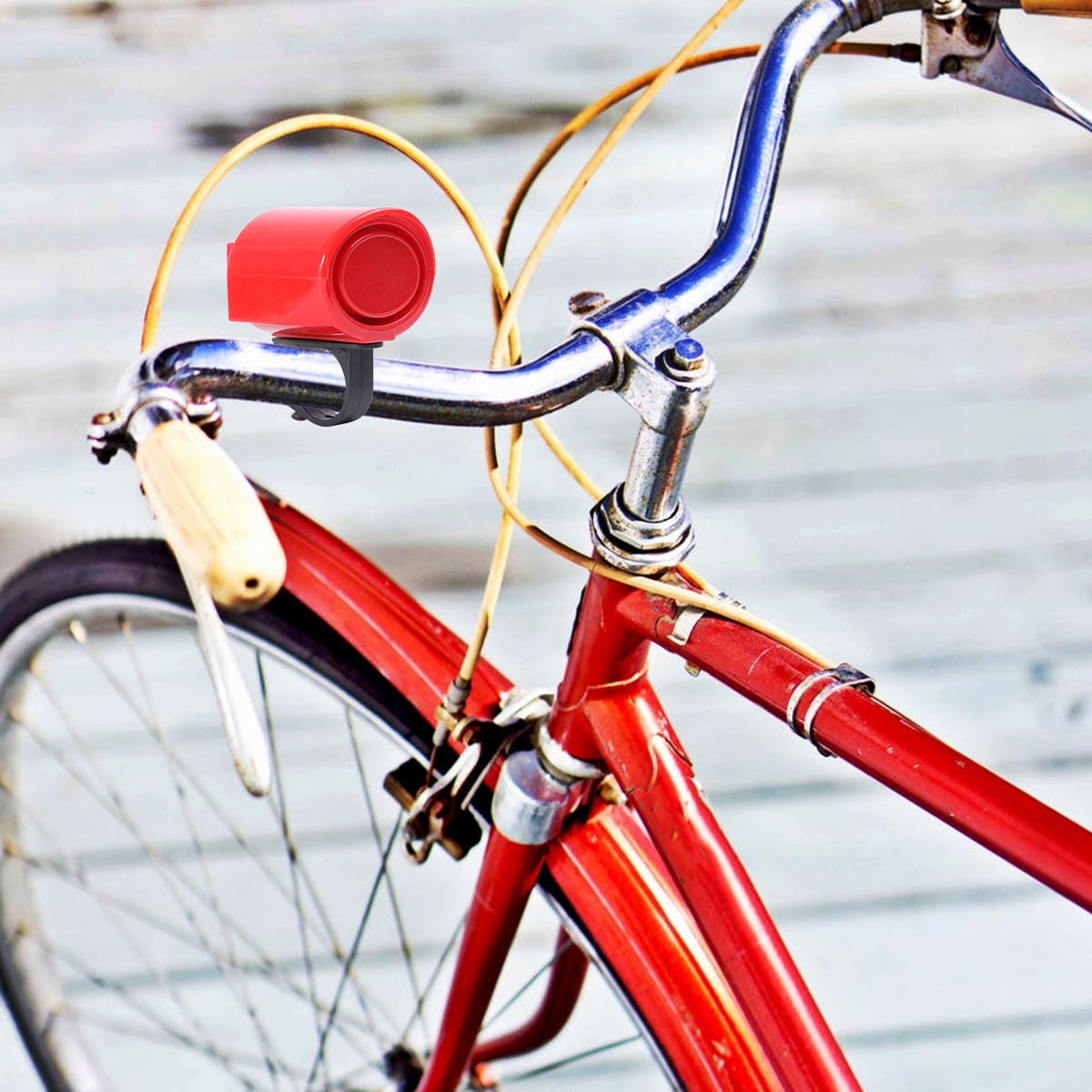 Worgeous Bike Horn Intelligent Waterproof Electric Bike Trumpet for ...