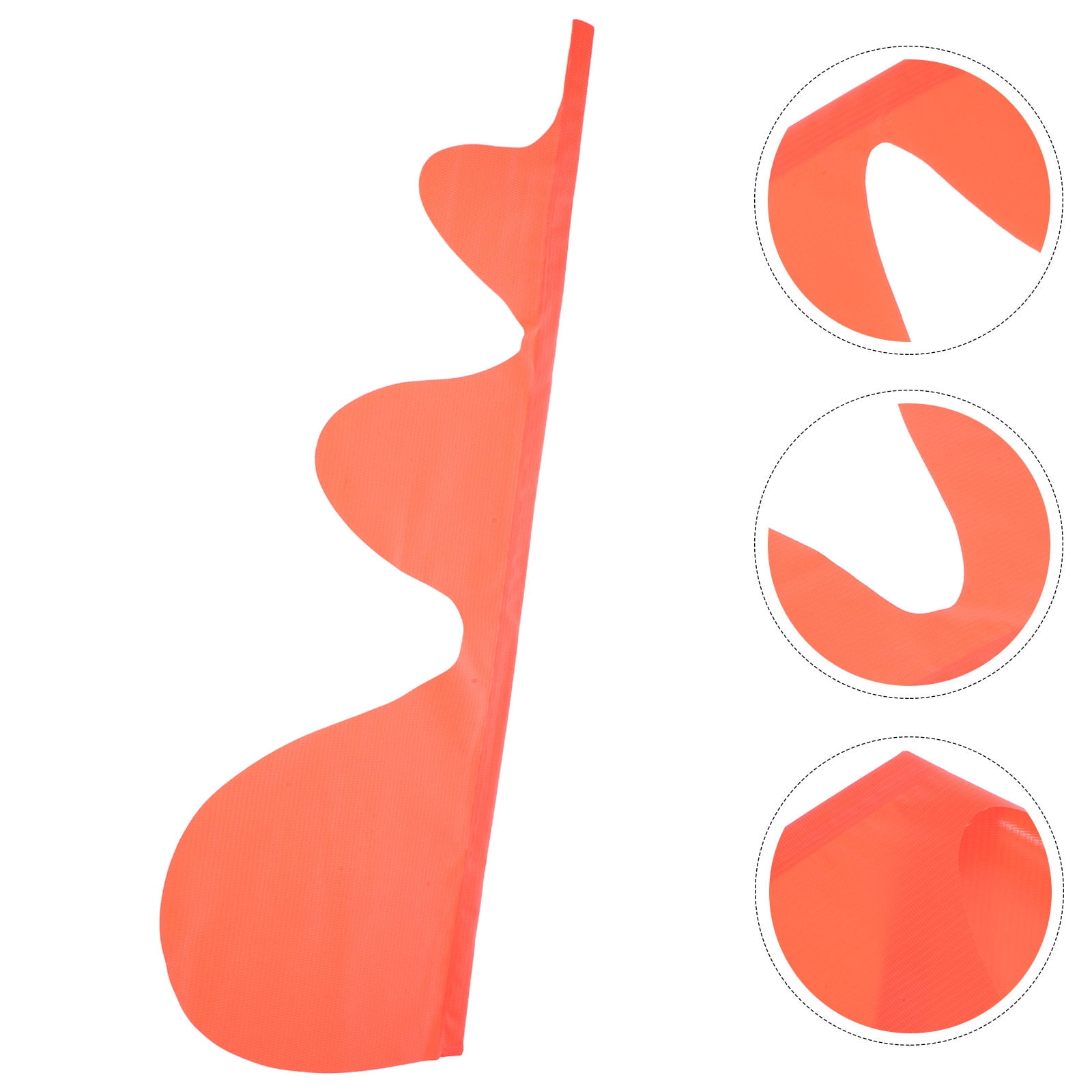 FUTUREORYY Bike Safety Flag Orange PVC Adults Mobility Scooter Use 1Pcs ...