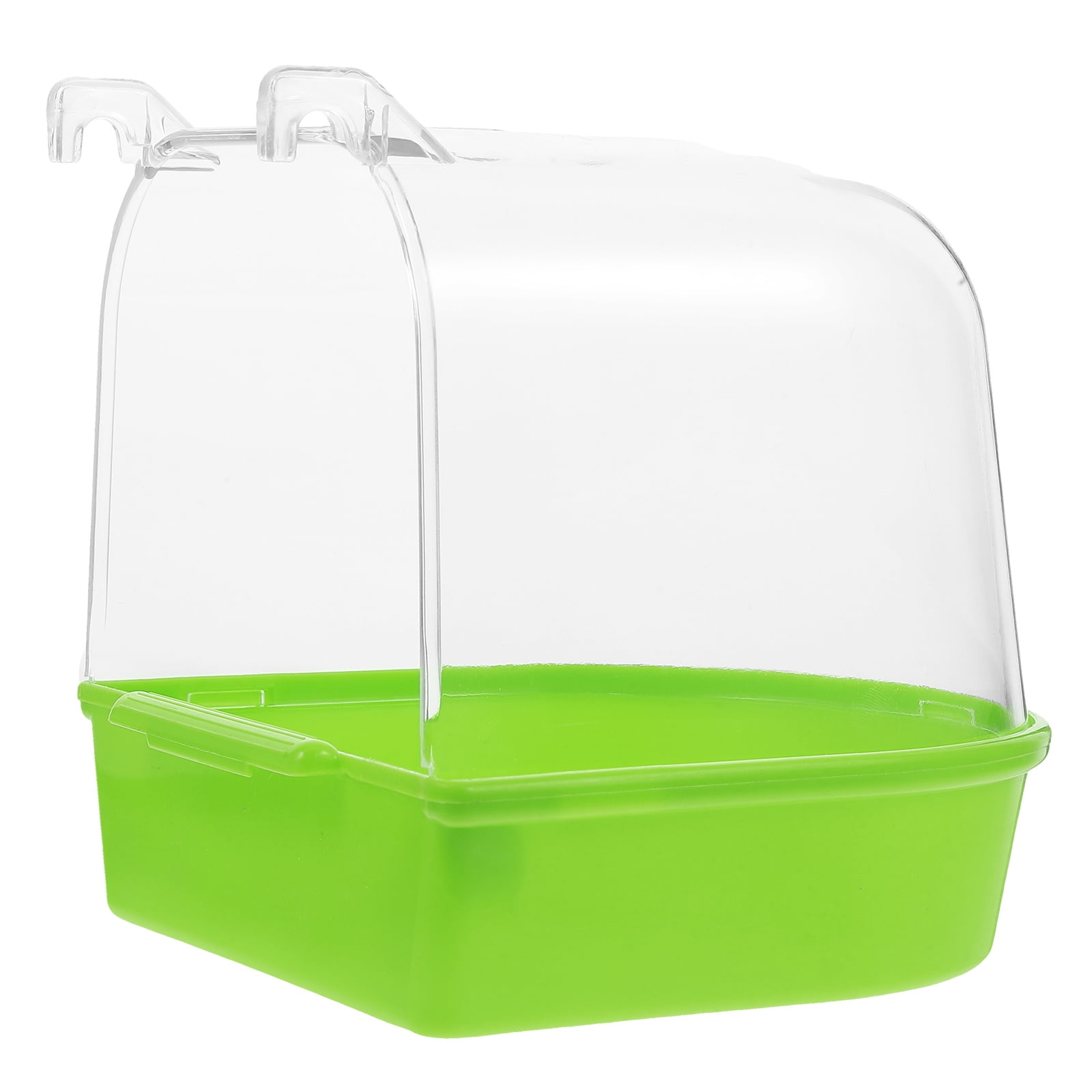 Worgeous Bird Bath For Cage Parakeet Parrot Bathing Box Bird Shower ...