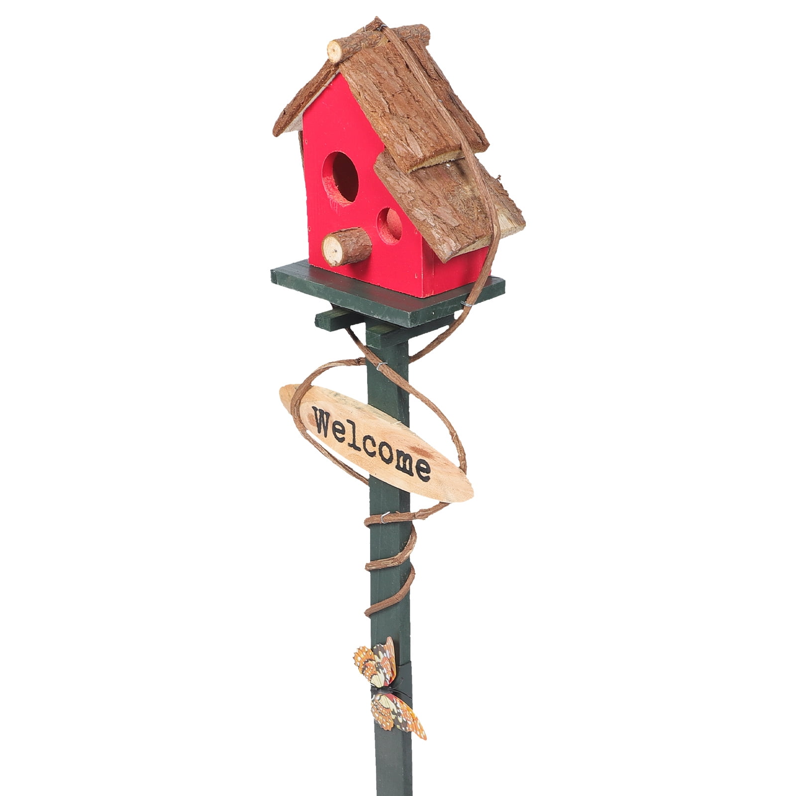 Worgeous Bird Feeder Stake for Garden Outdoor Feeders House Little ...
