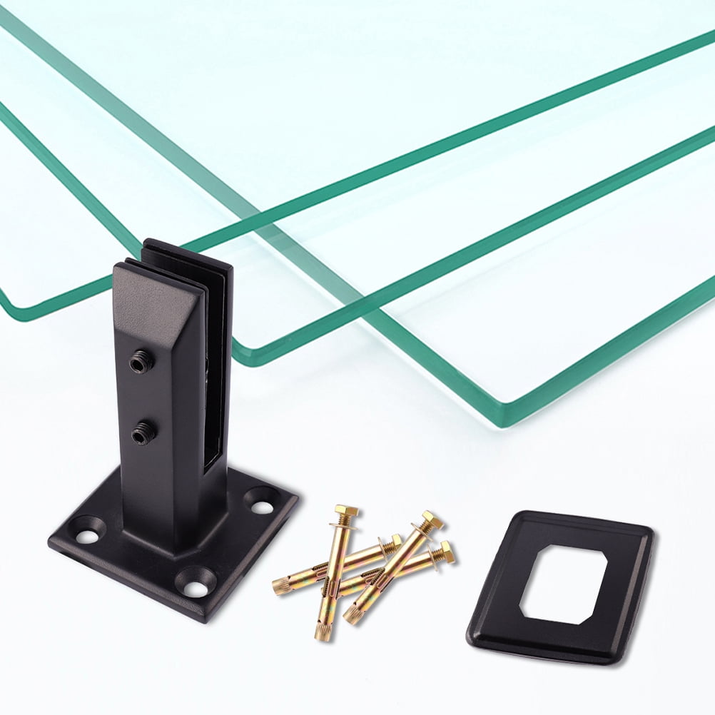 Worgeous Black 304 Stainless Steel Glass Clamp for Fixing Use in ...