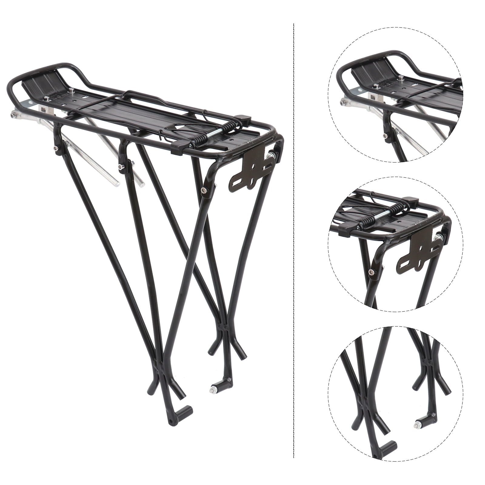 Worgeous Black Bike Rack Made of Aluminium Alloy for Most Bikes Easy to ...