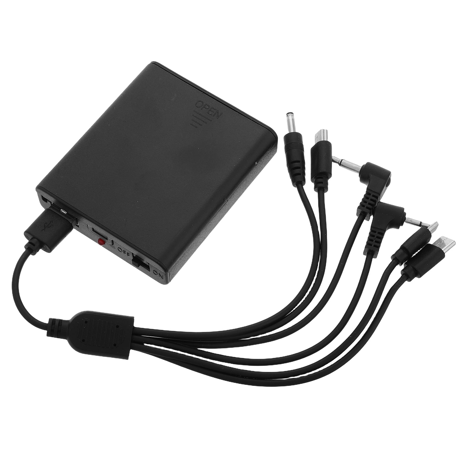 Worgeous Black External Emergency Battery Pack Portable Safe Box with ...