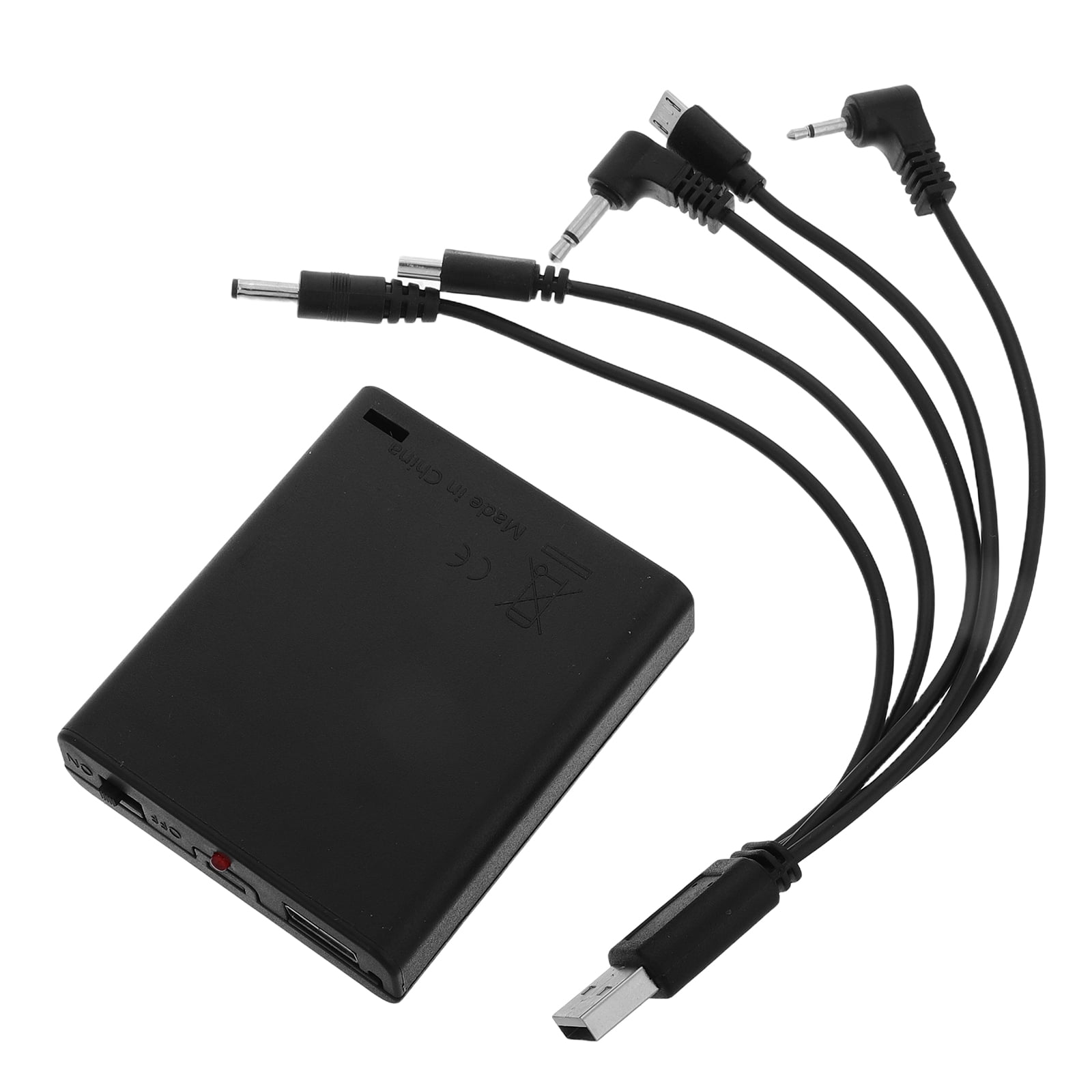 Worgeous Black External Emergency Battery Pack Portable Safe Box with ...