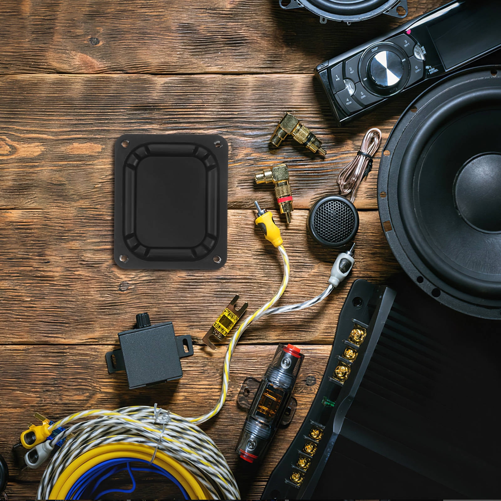 Worgeous Black Iron Passive Radiator Speaker Diaphragm for Car ...