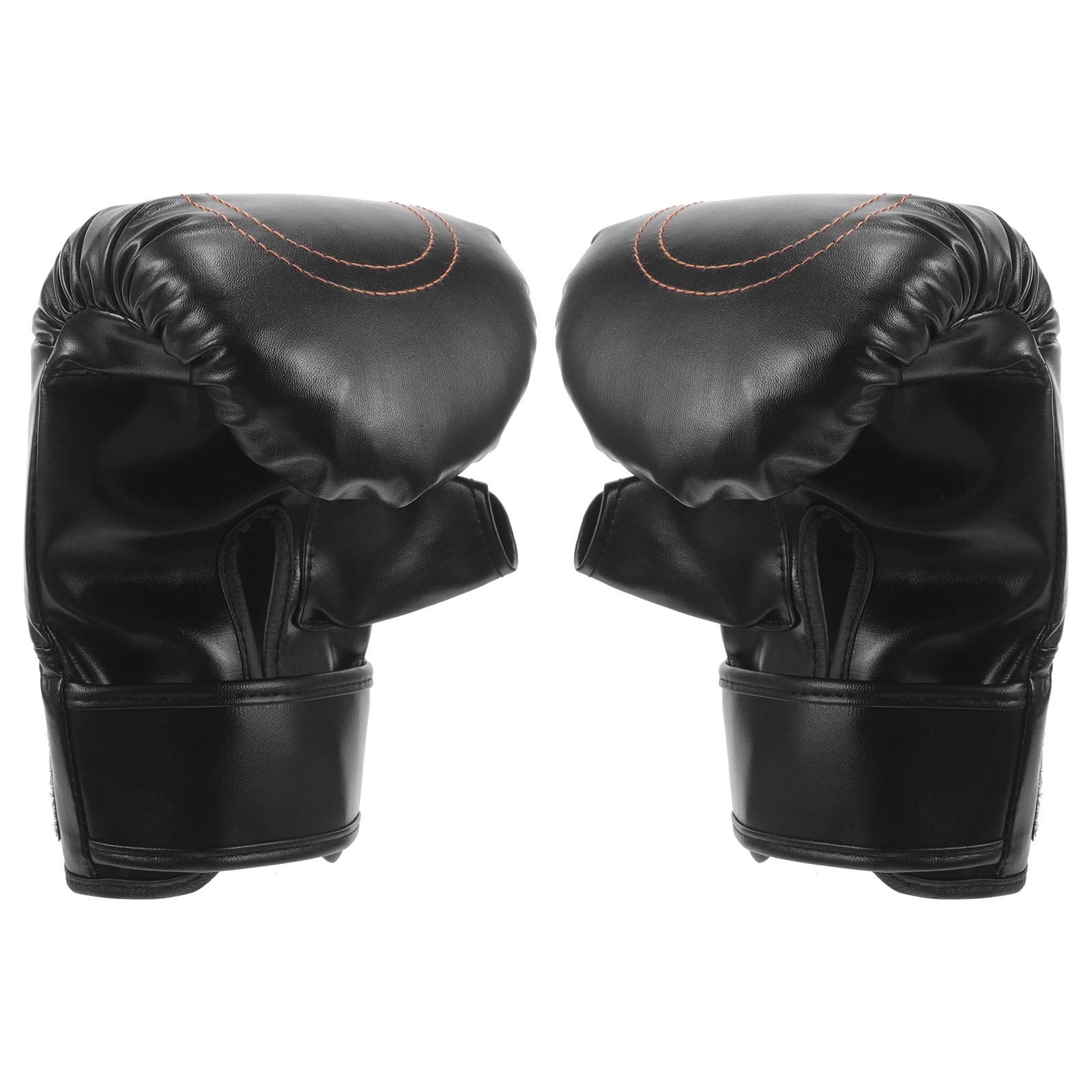 Worgeous Black PU Boxing Gloves for Protection with Ergonomic Design ...