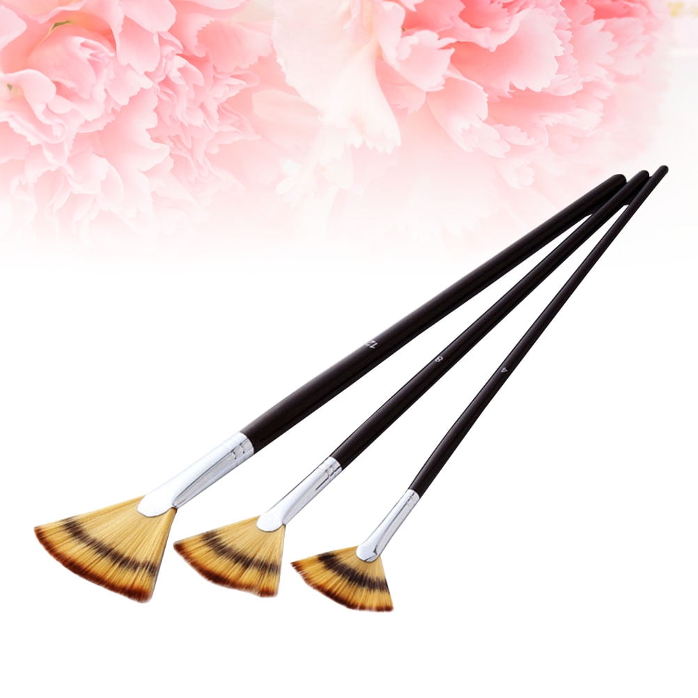 RENACLIPY Painting Tools Nylon Polyester Paint Brush Set 3Pcs Back to ...