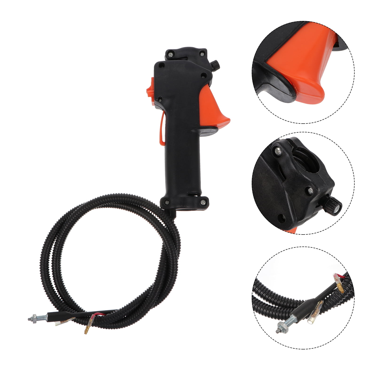 Worgeous Black Plastic Lawn Mower Handle for Strimmers and Brush ...